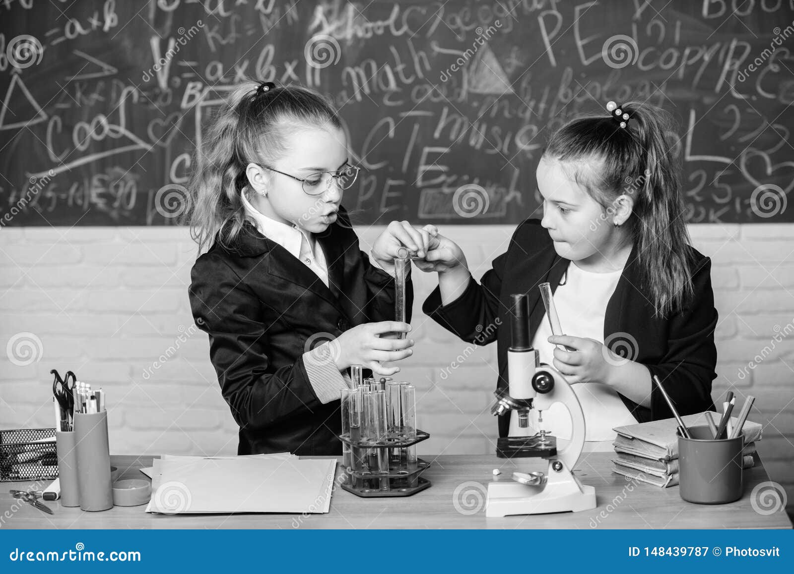 Make Studying Chemistry Interesting. Educational Experiment Concept ...