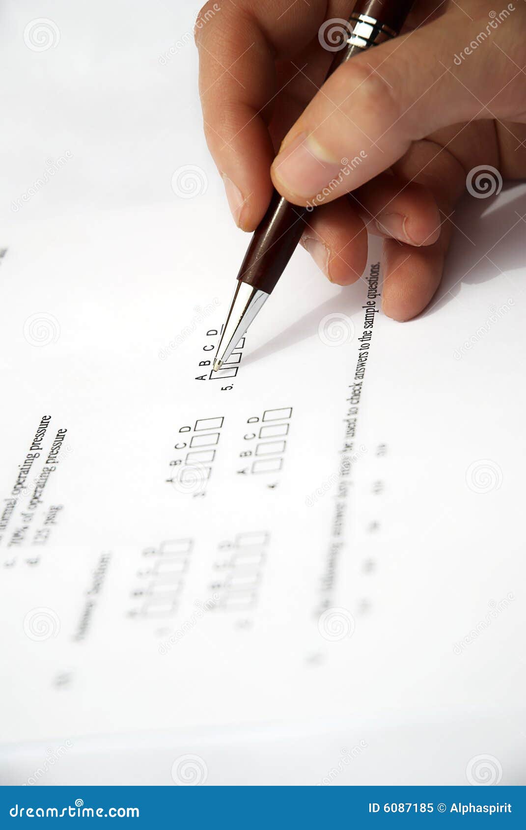 Make a test exam stock image. Image of learn, mark, investigation - 6087185