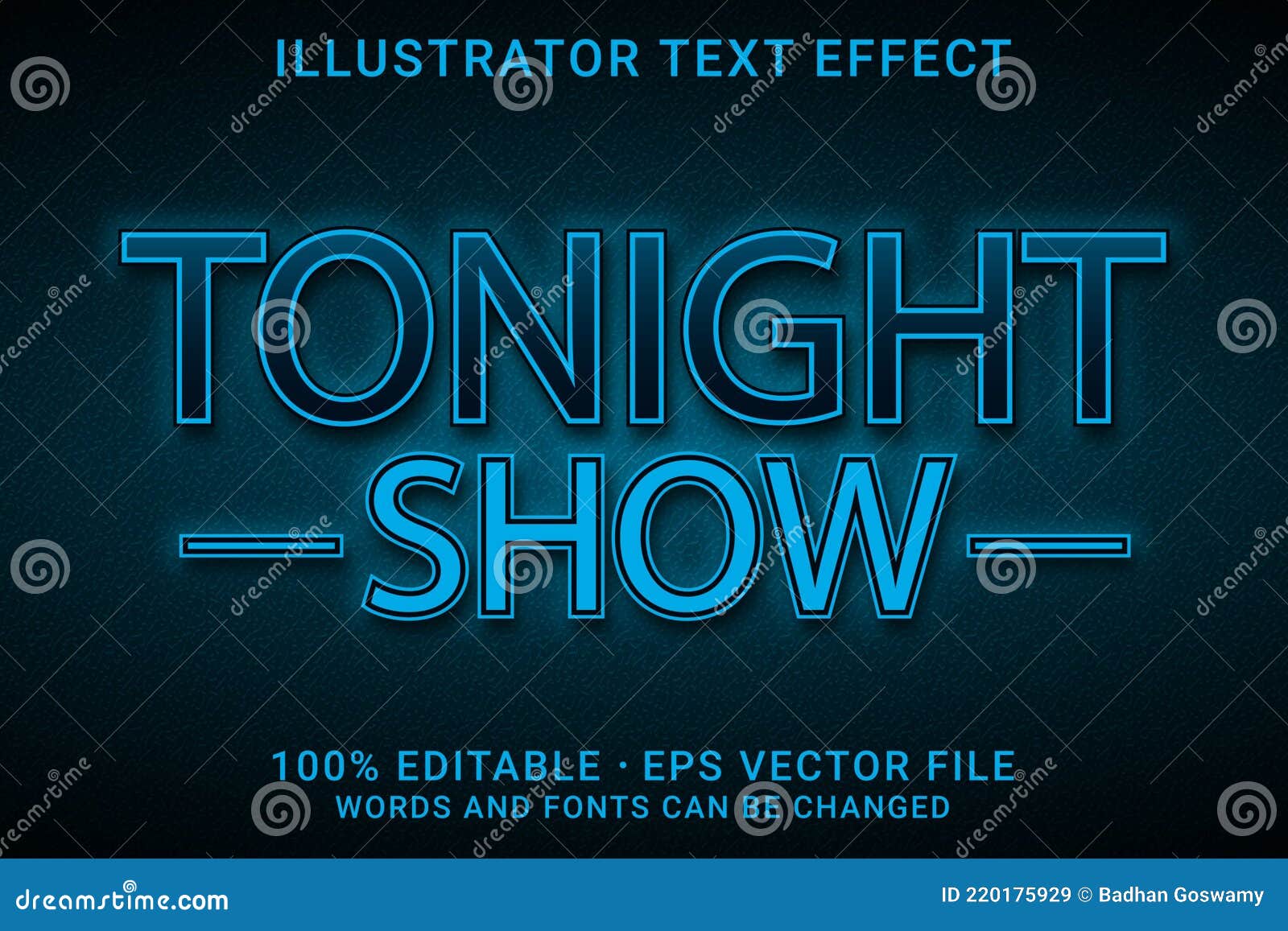Tonight Show Neon Signs Style Text Vector | CartoonDealer.com #200846197