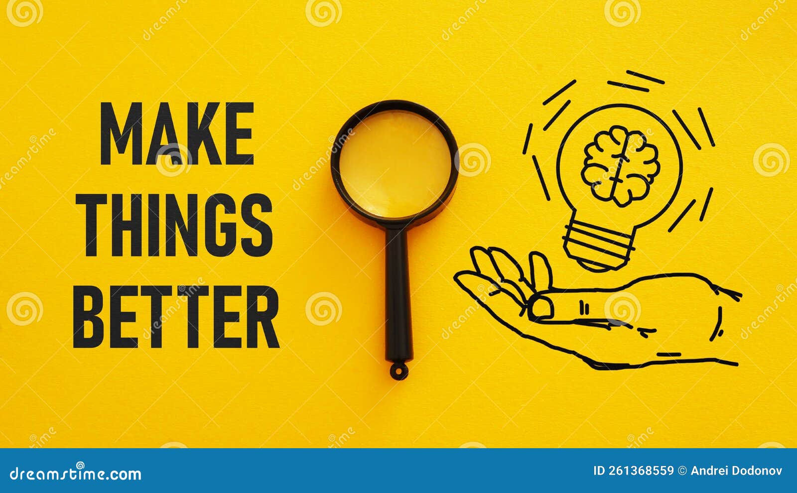 Make Things Better is Shown Using the Text Stock Illustration ...