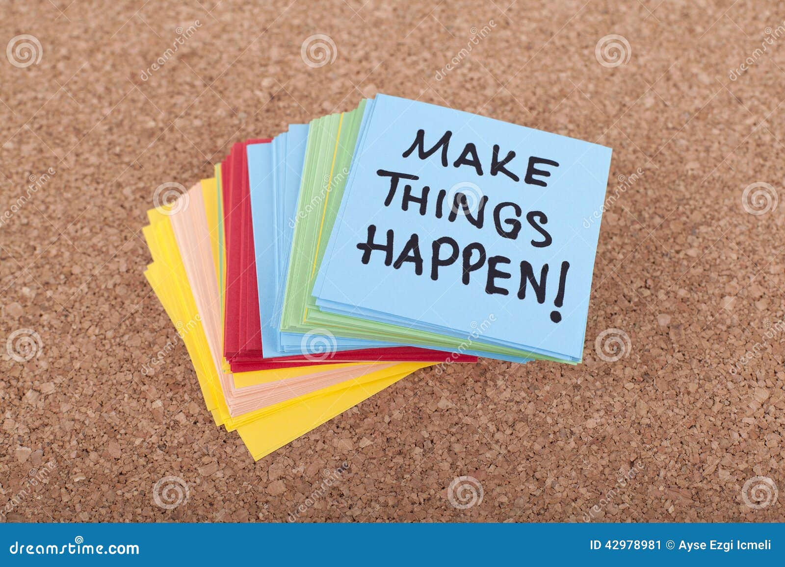 Make things happen stock image. Image of conceptual, bulletin - 42978981
