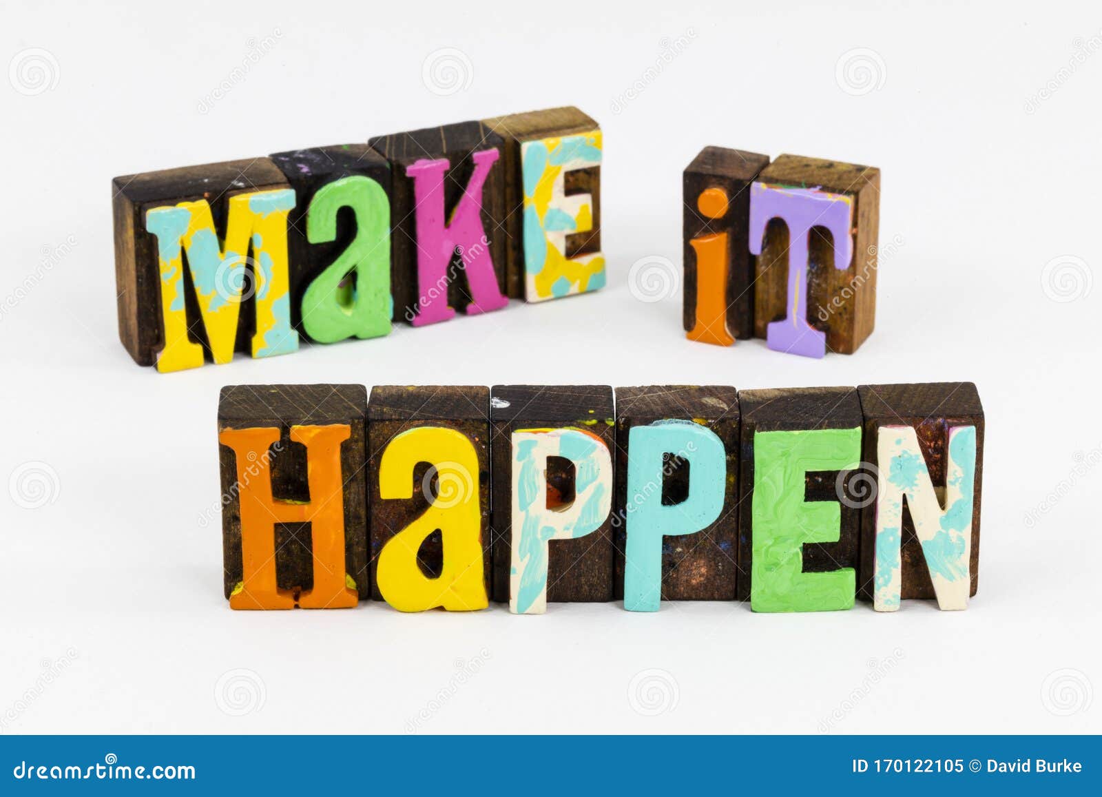 Make Things Happen Dream Plan Focus Work Hard Education Success Believe ...