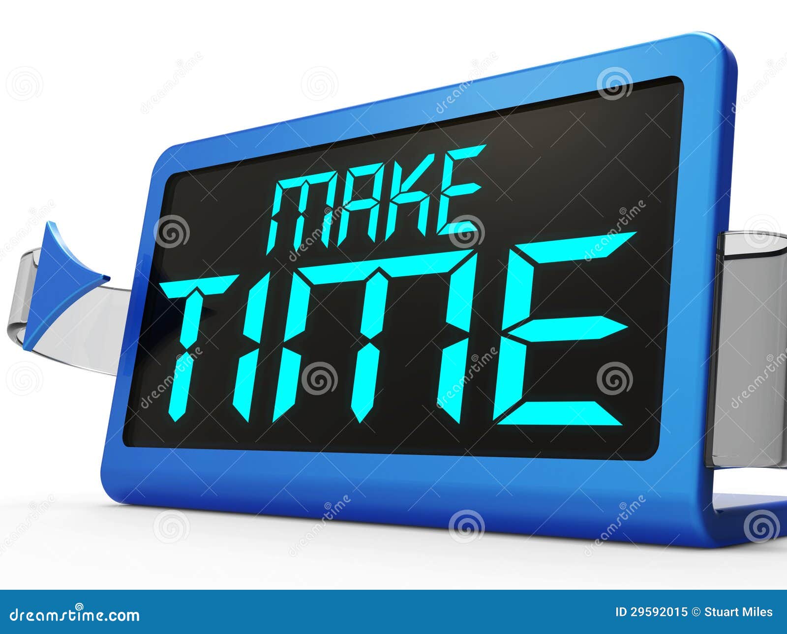 Make Time Clock Shows Scheduling and Planning Stock Illustration ...