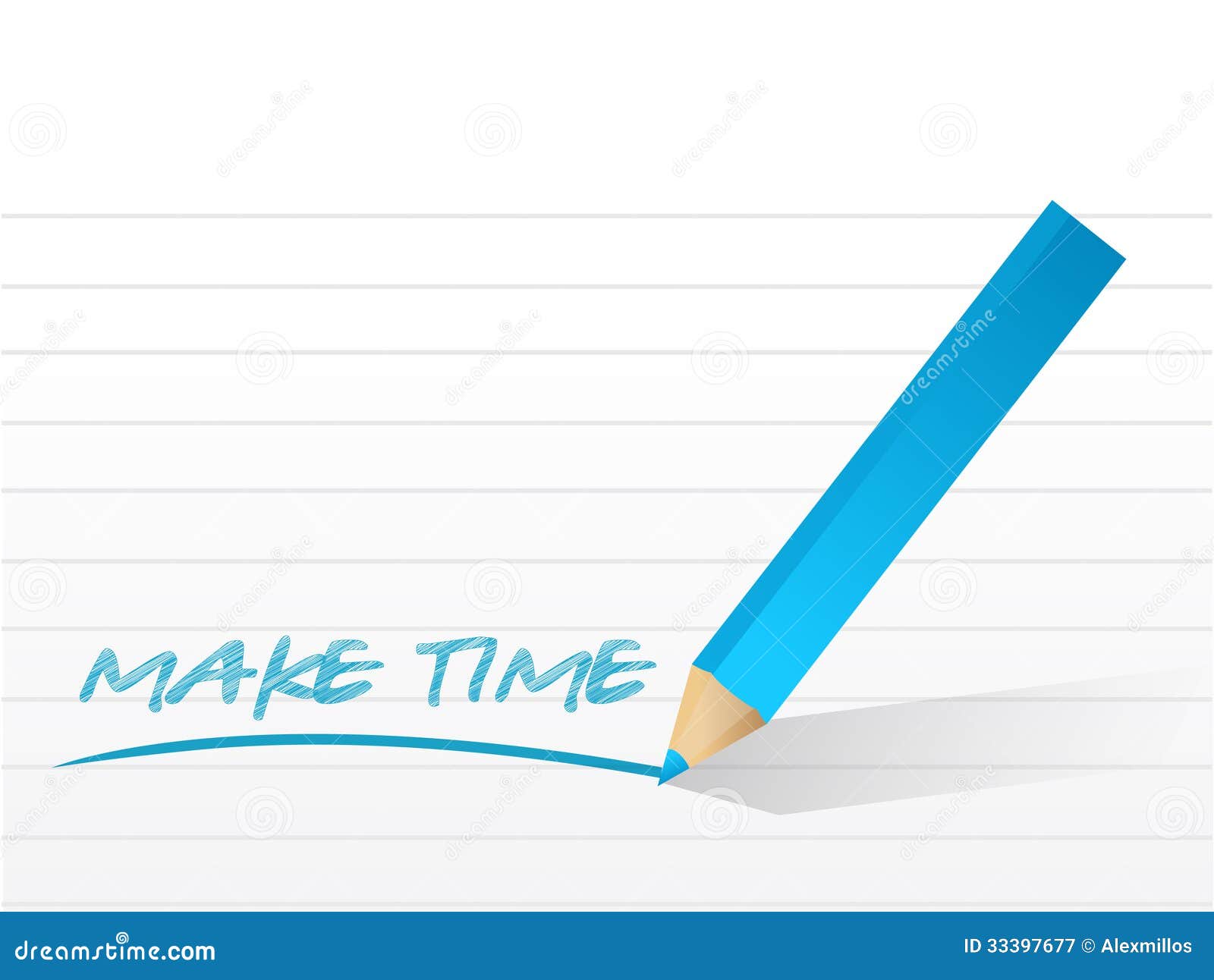 Make Time Clock Shows Scheduling And Planning Royalty-Free Stock Photo ...