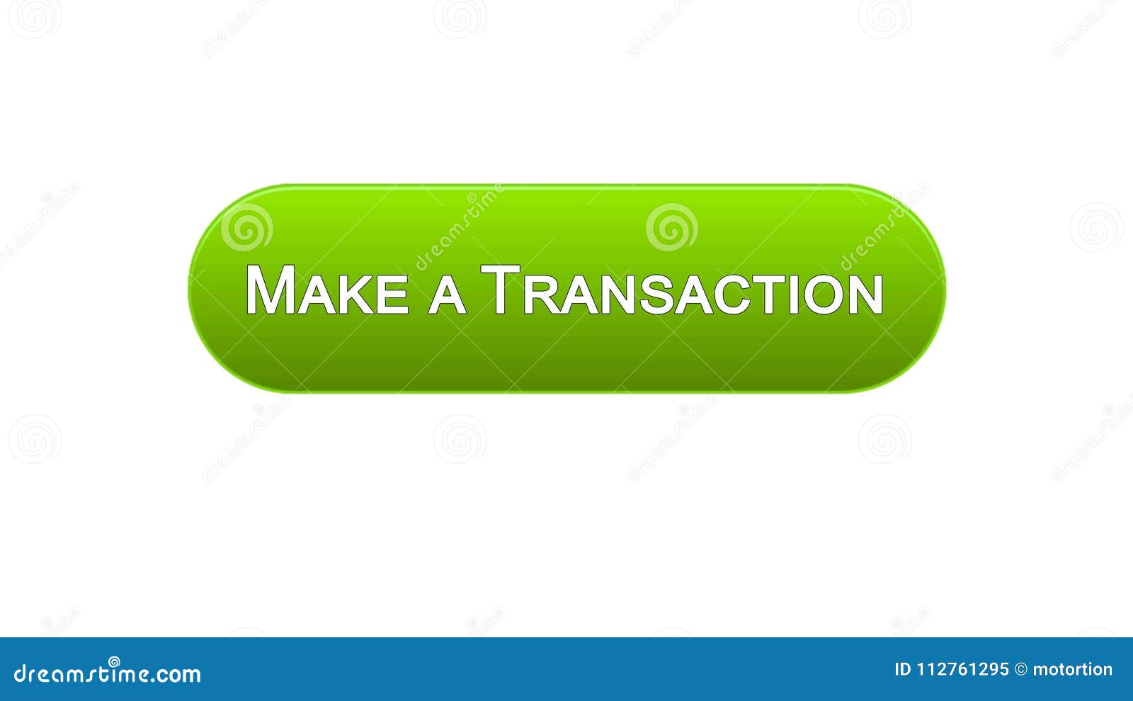 Make a Transaction Web Interface Button Green Color, Online Bank ...