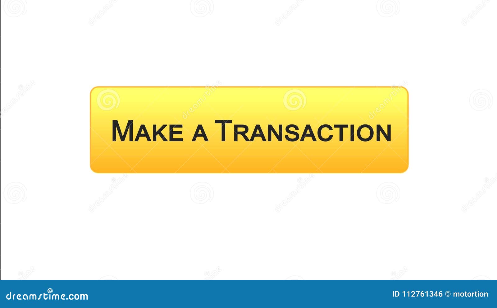 Make a Transaction Web Interface Button Orange Color, Online Bank ...