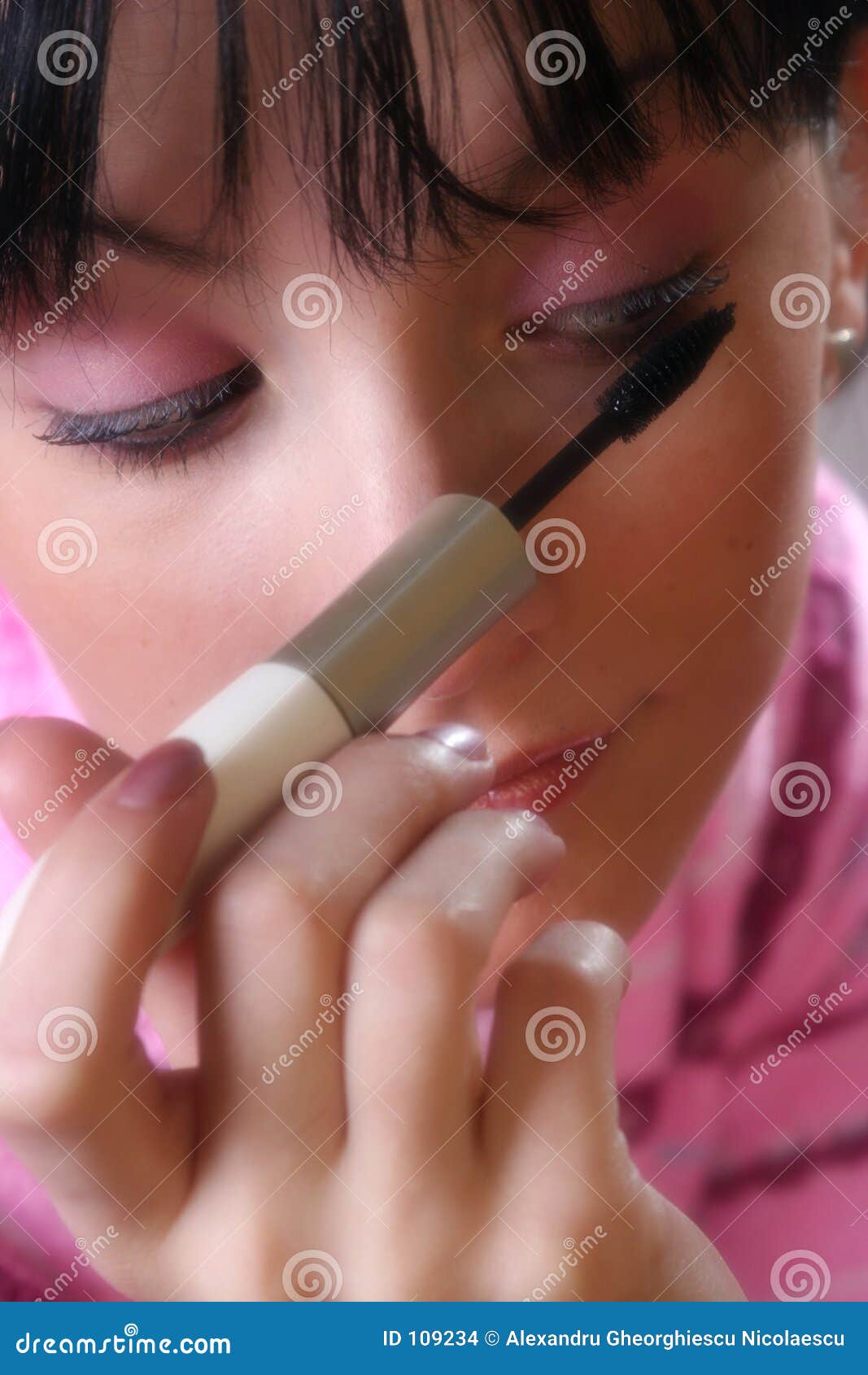 Make-up stock photo. Image of teenager, girl, teen, colour - 109234