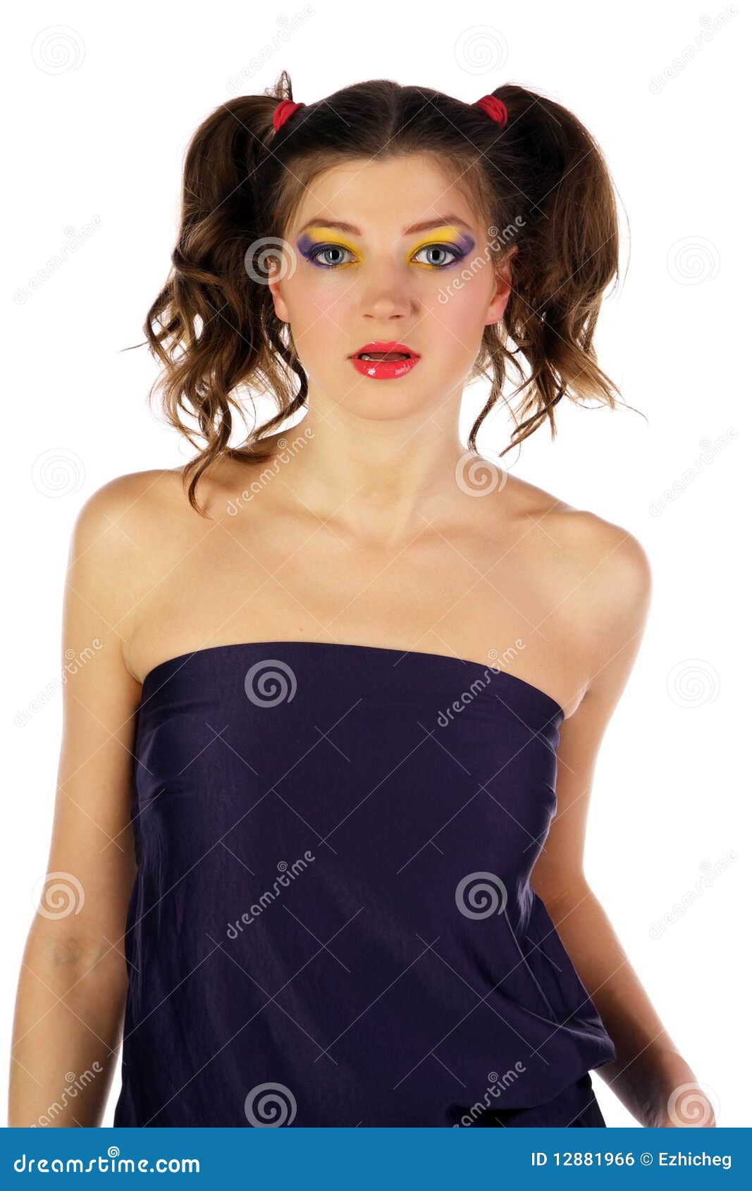 Make-up stock photo. Image of white, makeup, glamor, beauty - 12881966