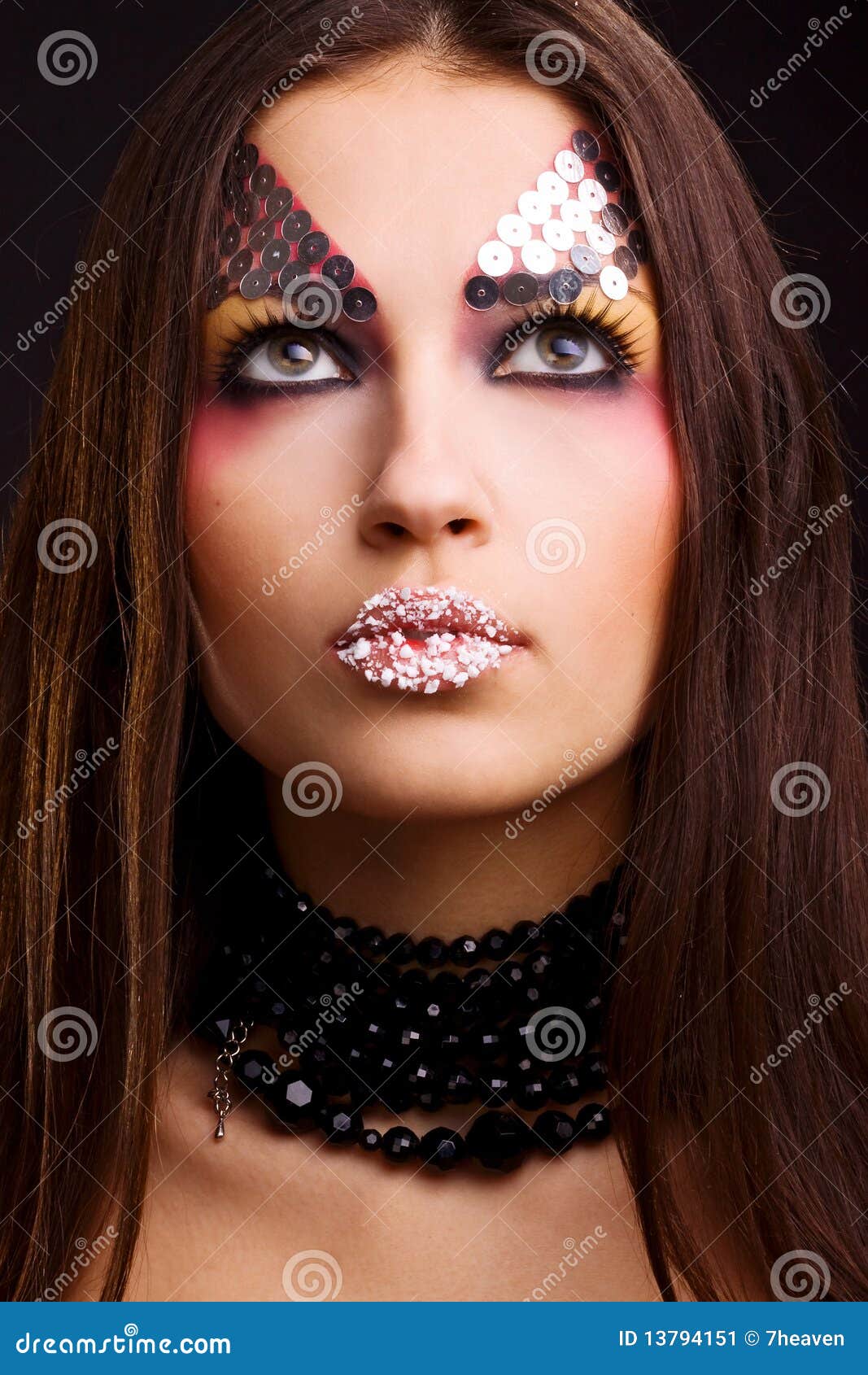 Make-up stock image. Image of girl, beautiful, model - 13794151