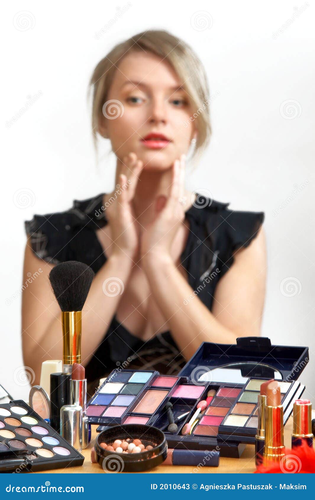 Make-up stock image. Image of makeup, beautiful, freshness - 2010643