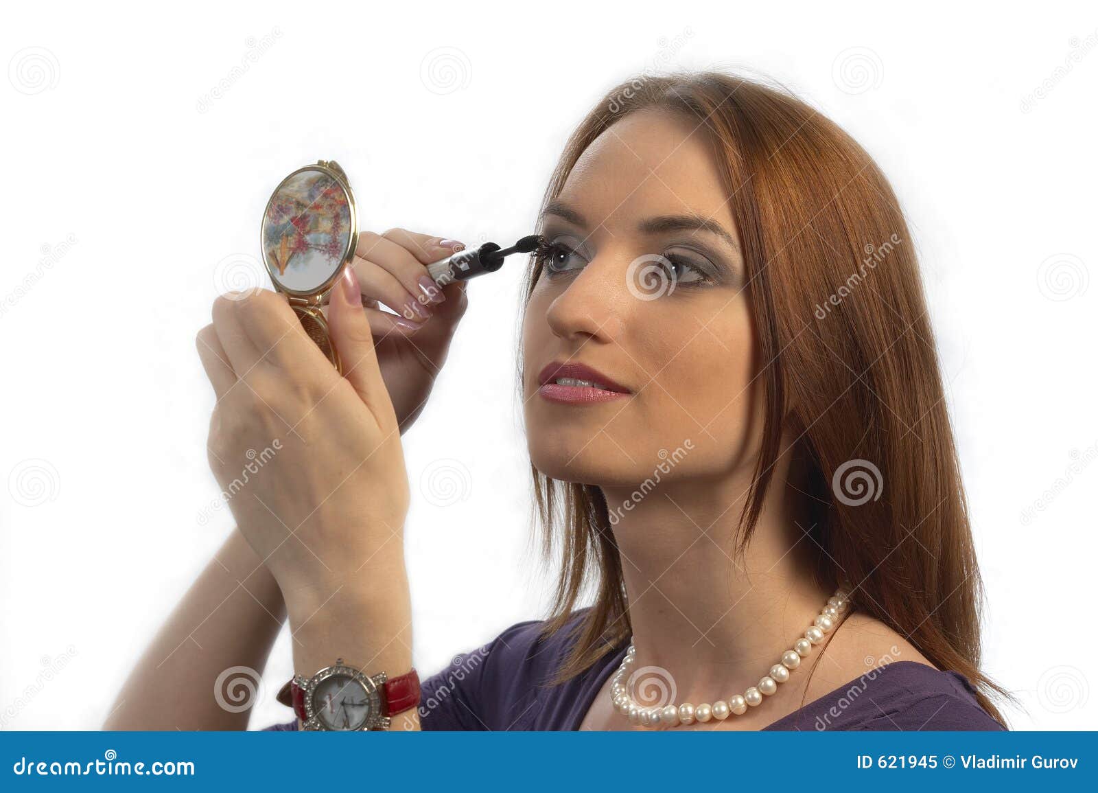 Make-up stock image. Image of lass, attractive, lifestyle - 621945
