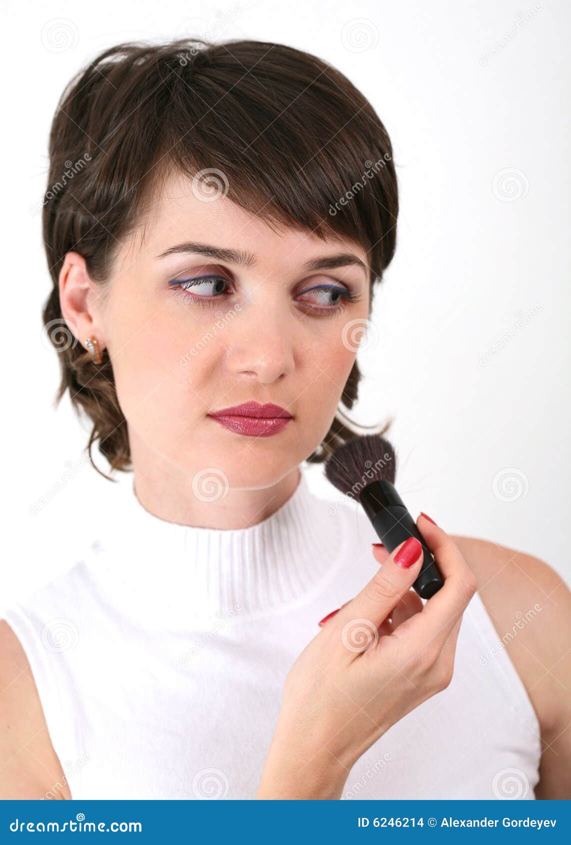 Make-up stock photo. Image of makeup, color, girls, facial - 6246214