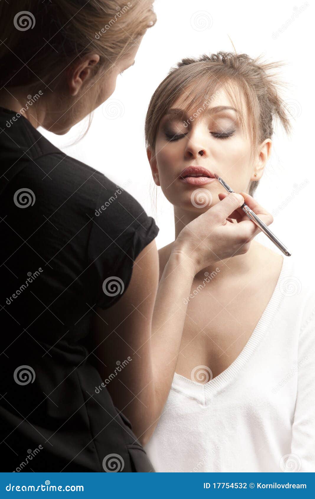 Make-up artist stock photo. Image of competition, cosmetic - 17754532