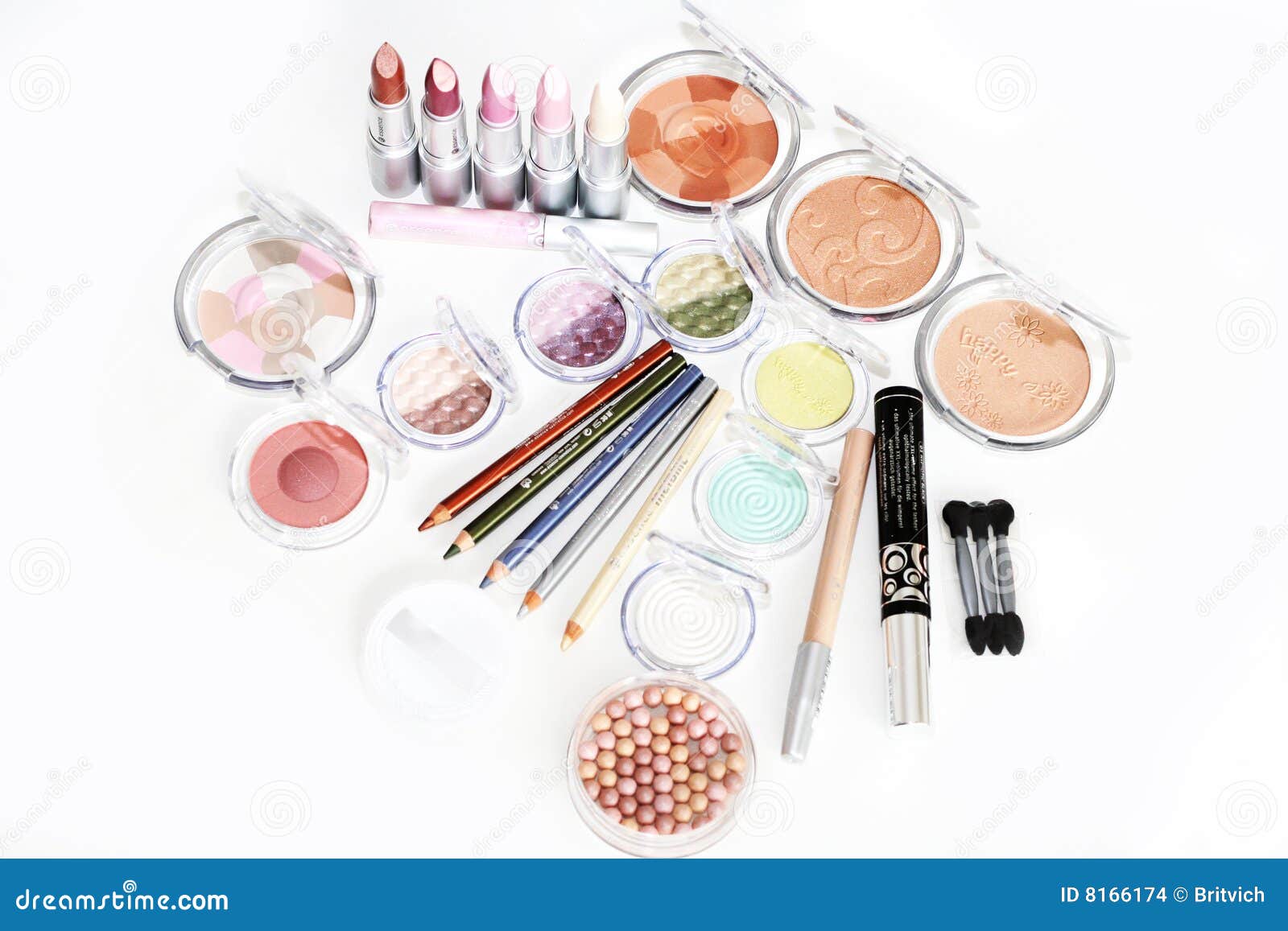 Make up collection stock photo. Image of colorful, glossy - 8166174