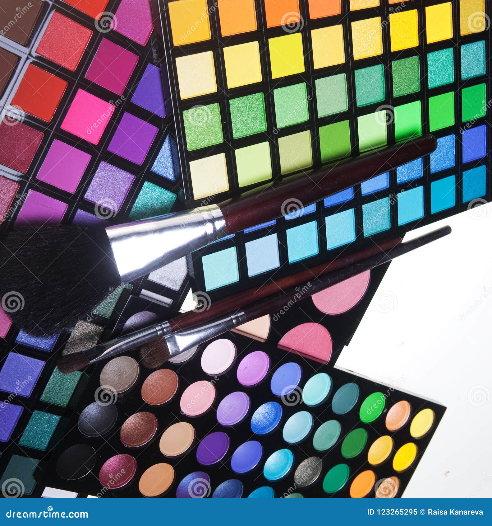 Make-up Collection Close Up Stock Image - Image of applicator, applying ...