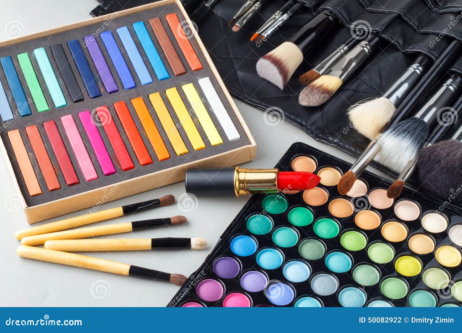 Make-up collection stock photo. Image of mascara, profession - 50082922