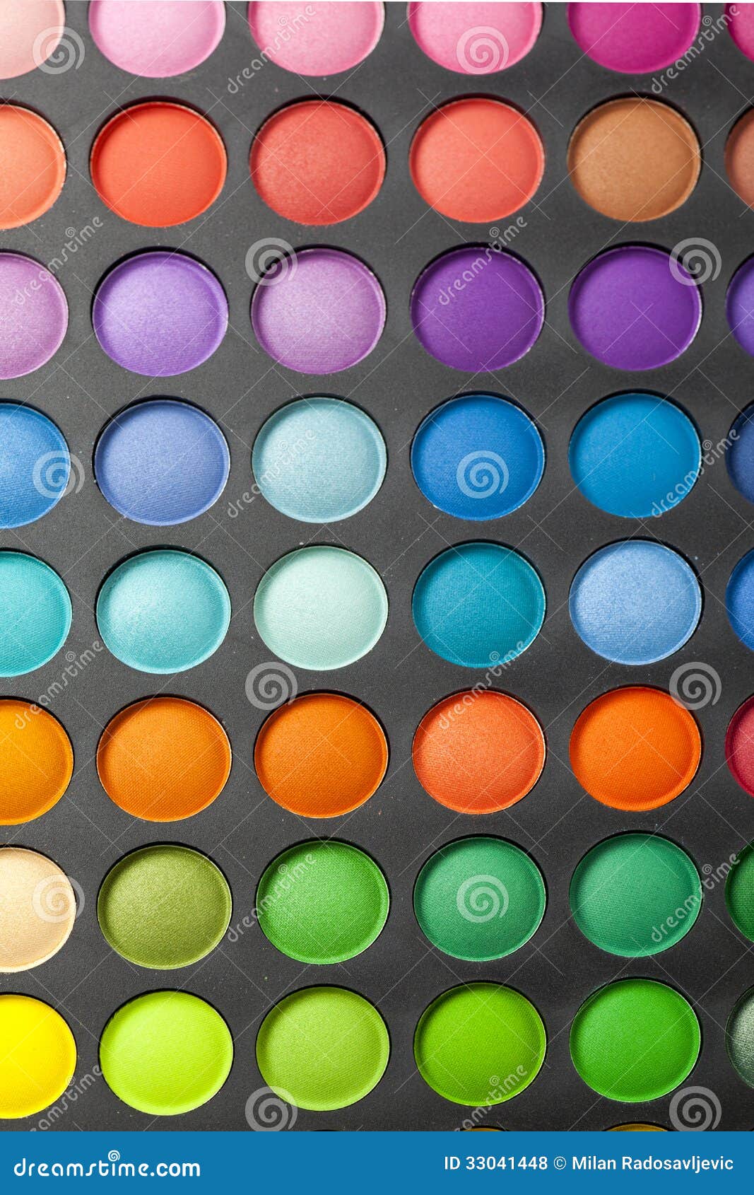 Make-up color palete stock photo. Image of decorative - 33041448