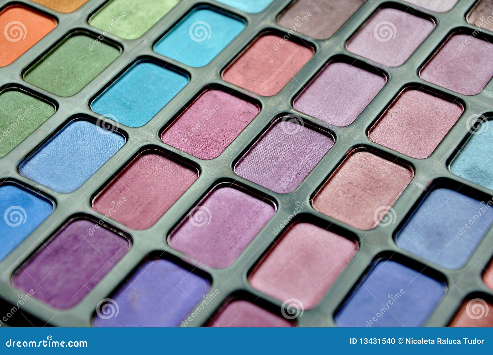 Various Make Up Colors Symbol of Women Self Care and Beauty Stock Photo ...