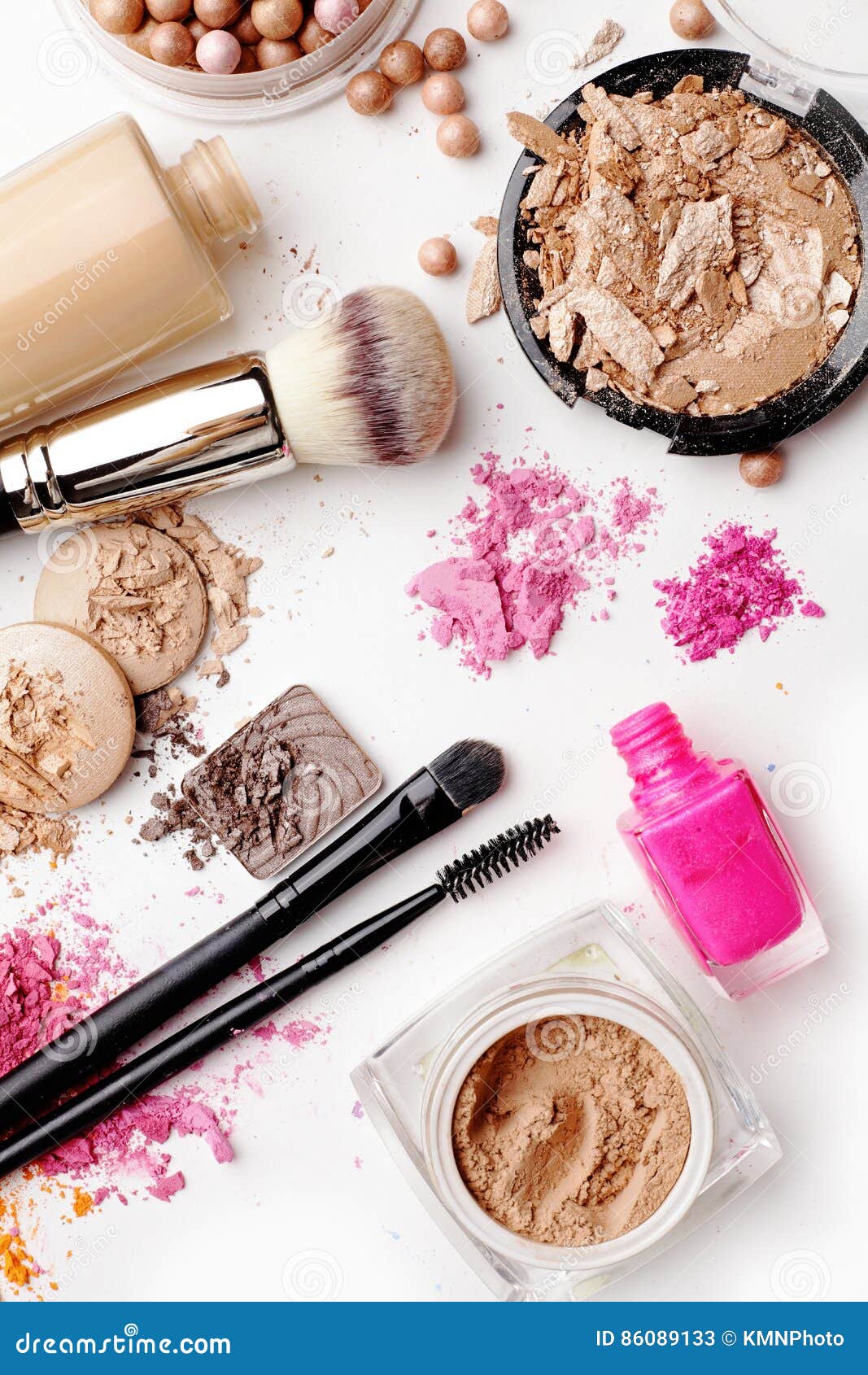 Make-up cosmetics stock image. Image of drop, macro, blush - 86089133