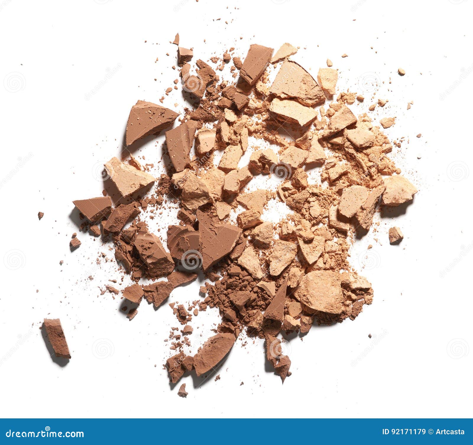 Make up crushed powder stock image. Image of blusher - 92171179