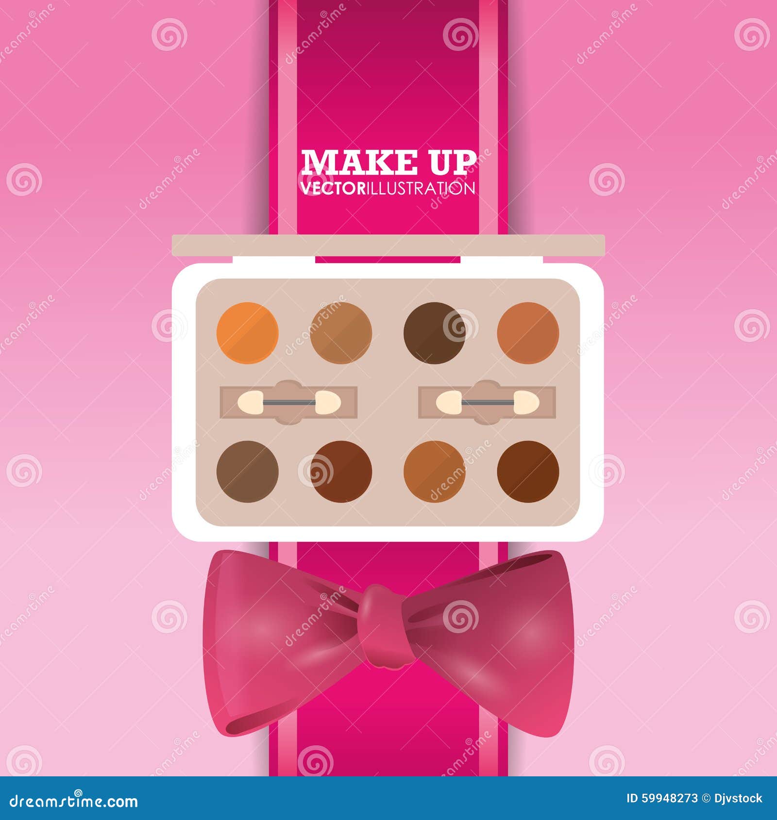 Make up design stock vector. Illustration of glamour - 59948273