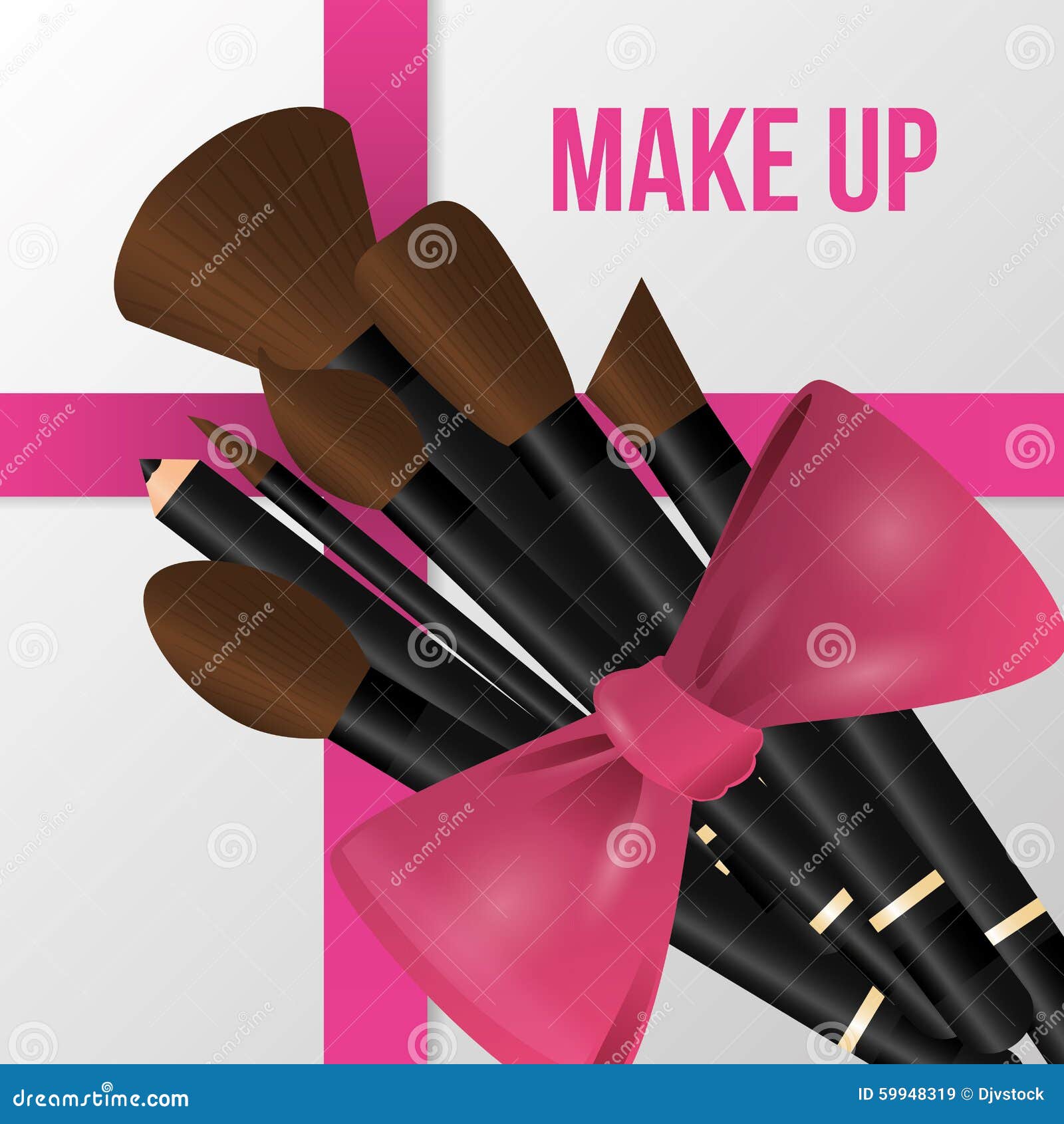 Make up design stock vector. Illustration of beautiful - 59948319