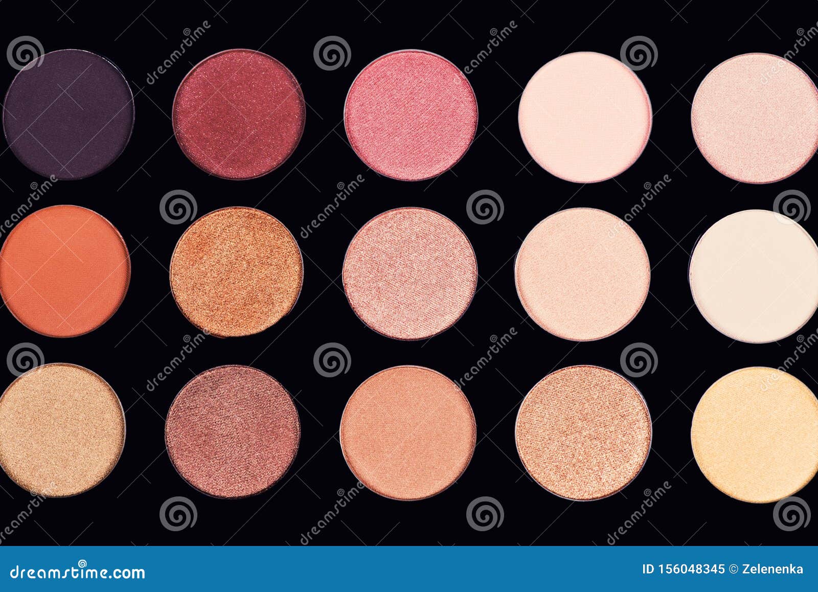 Make-up eye shadows stock image. Image of brown, bright - 156048345
