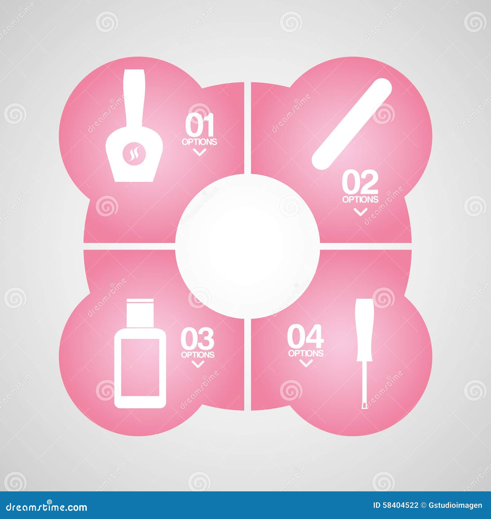 Make up infographics stock vector. Illustration of infographics - 58404522