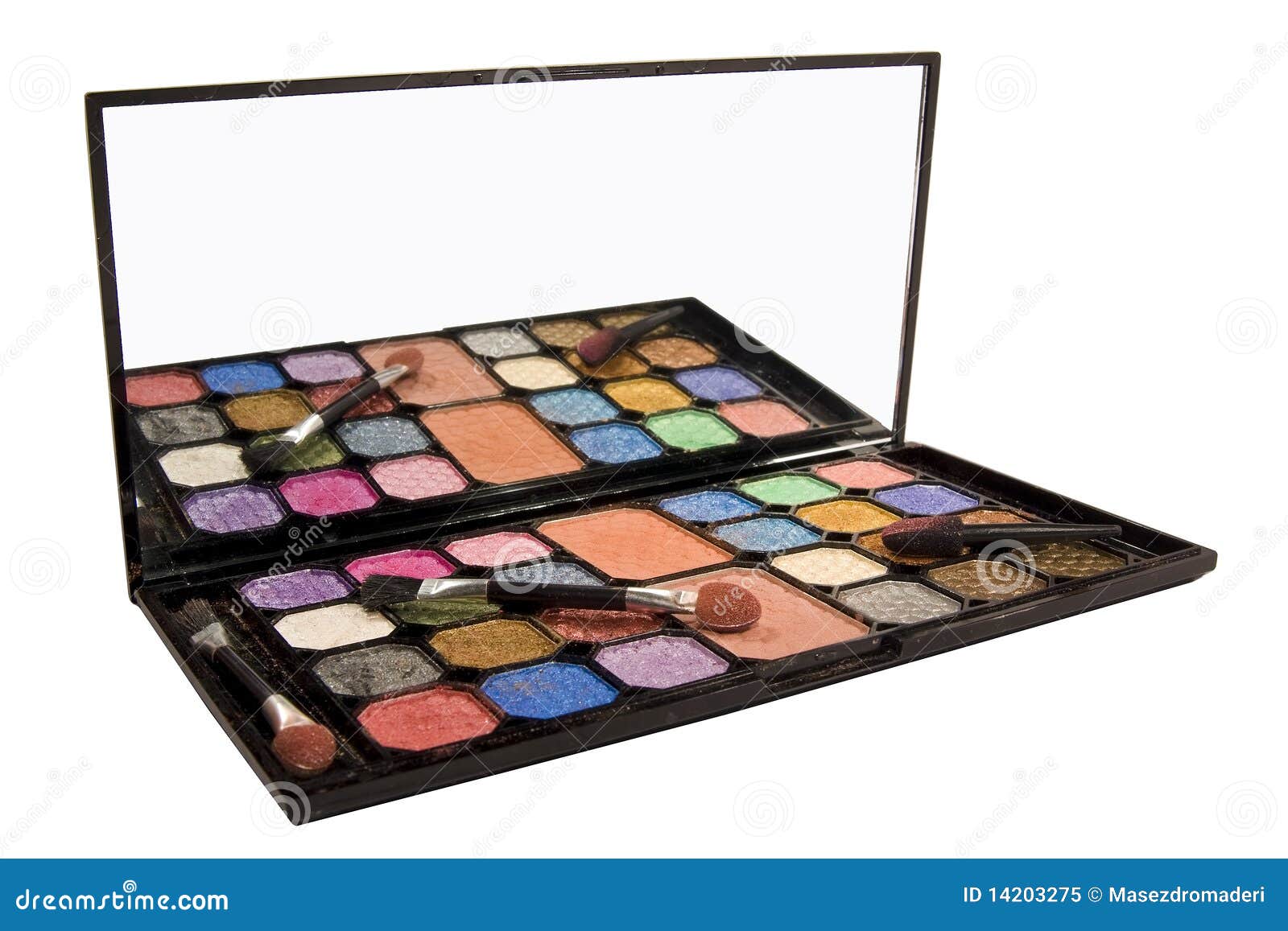 Make-up kit stock image. Image of tone, accessories, girl - 14203275