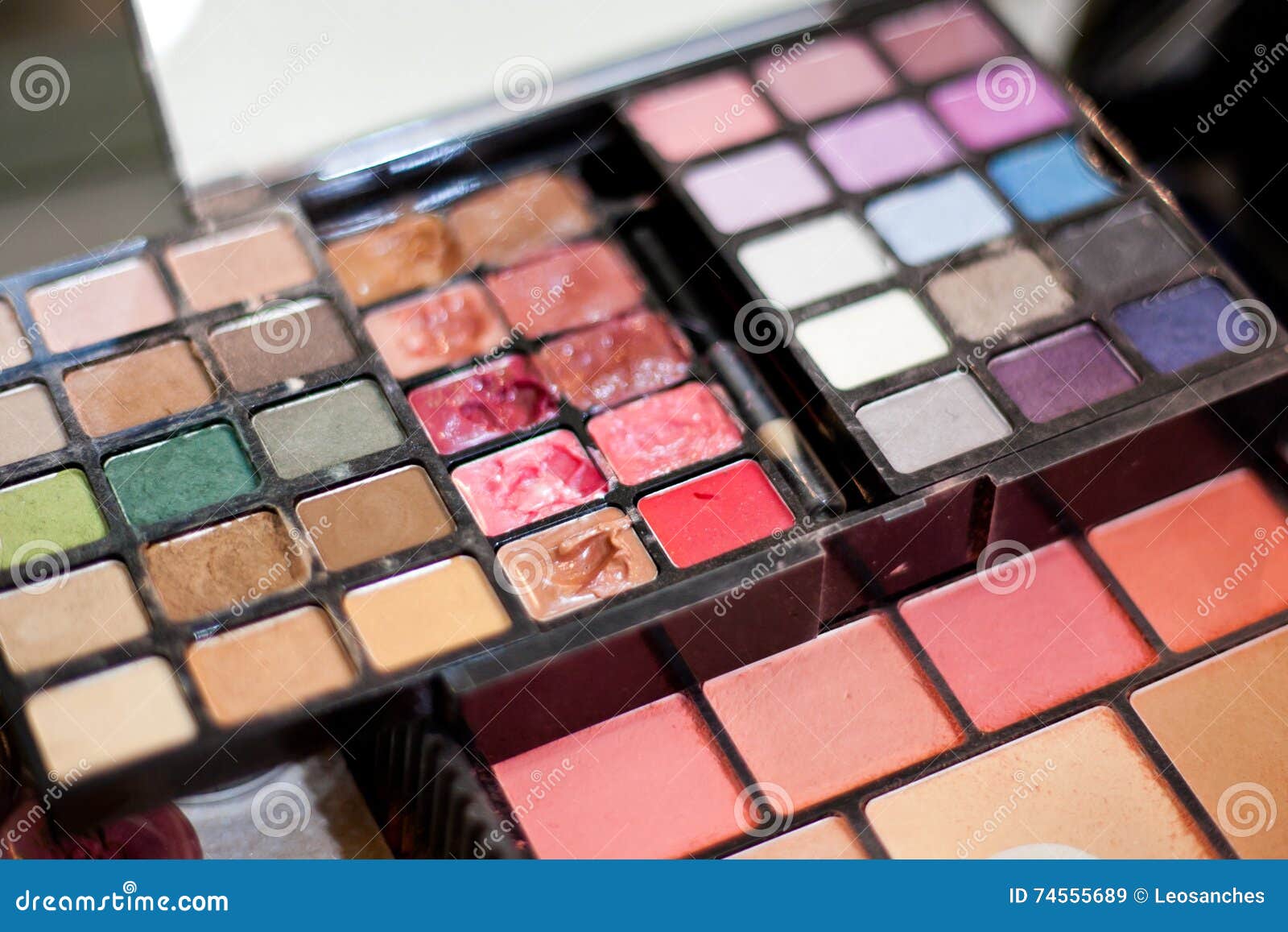 Make-up kit stock image. Image of mask, rose, makeup - 74555689