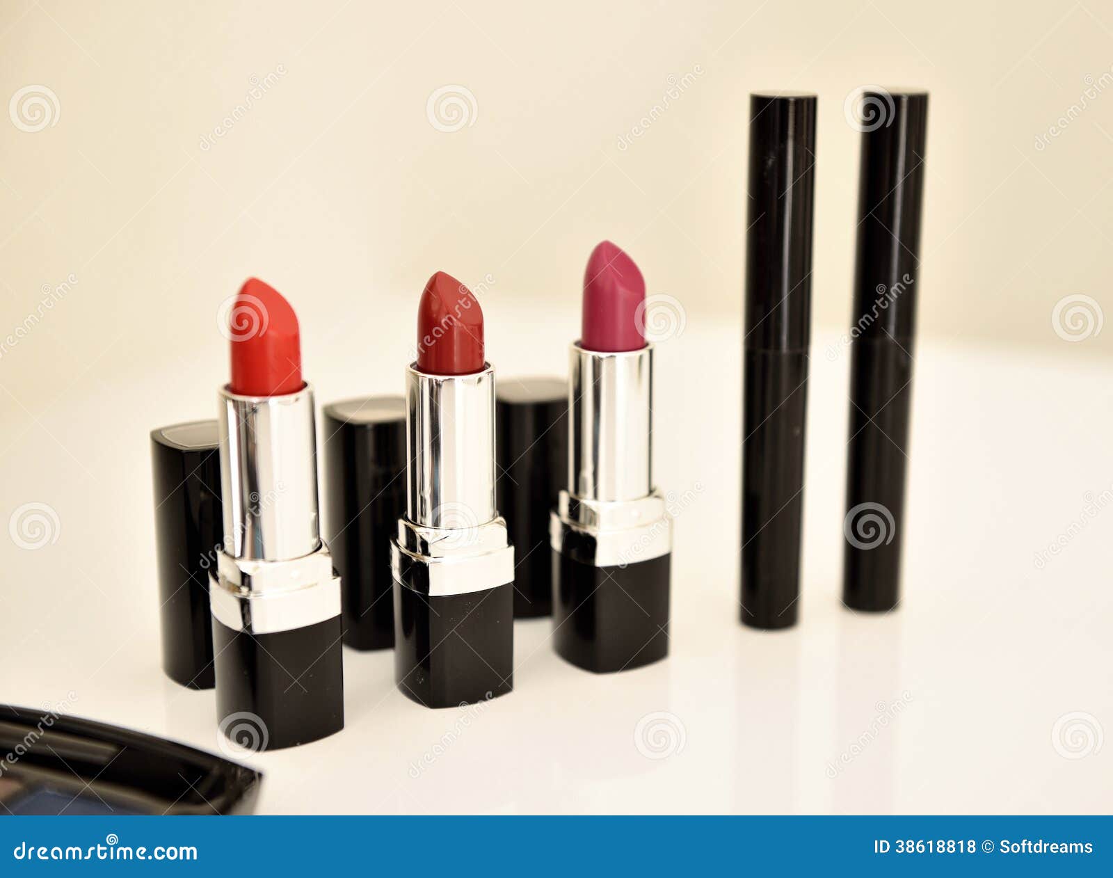 Make up kit set stock photo. Image of isolate, facial - 38618818