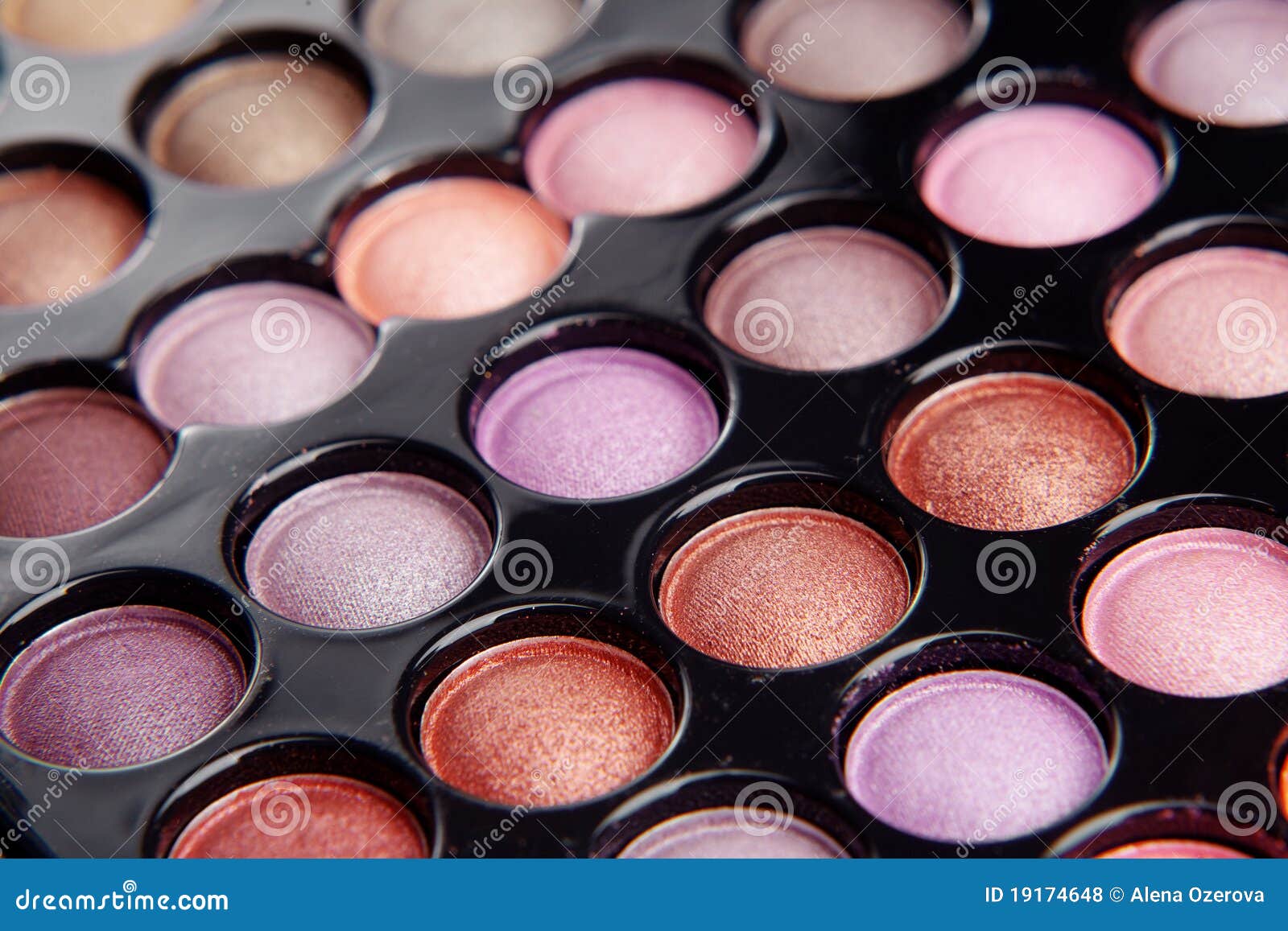 Make-up palette stock photo. Image of application, multicolour - 19174648