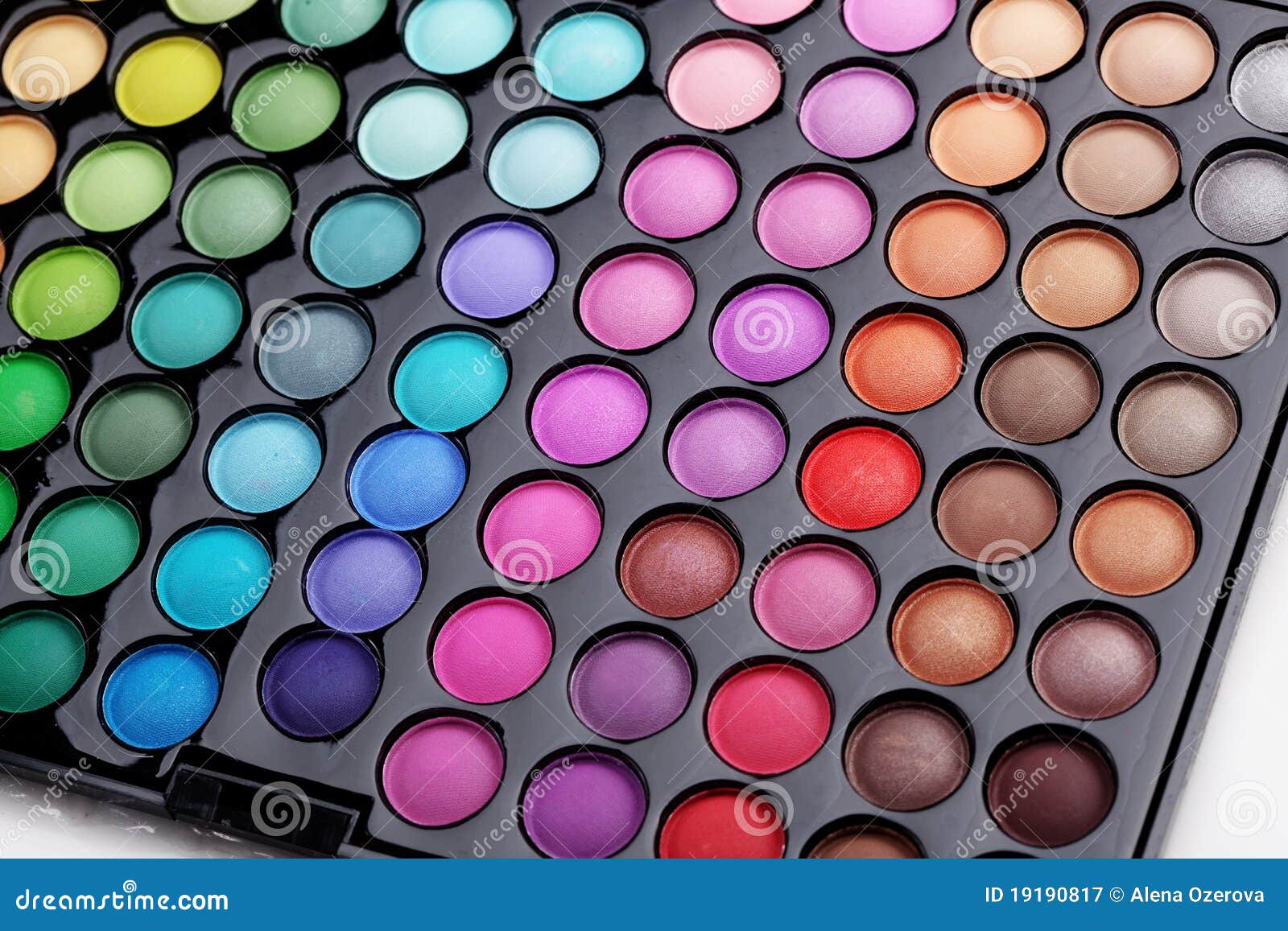 Make-up palette stock image. Image of beautiful, powder - 19190817