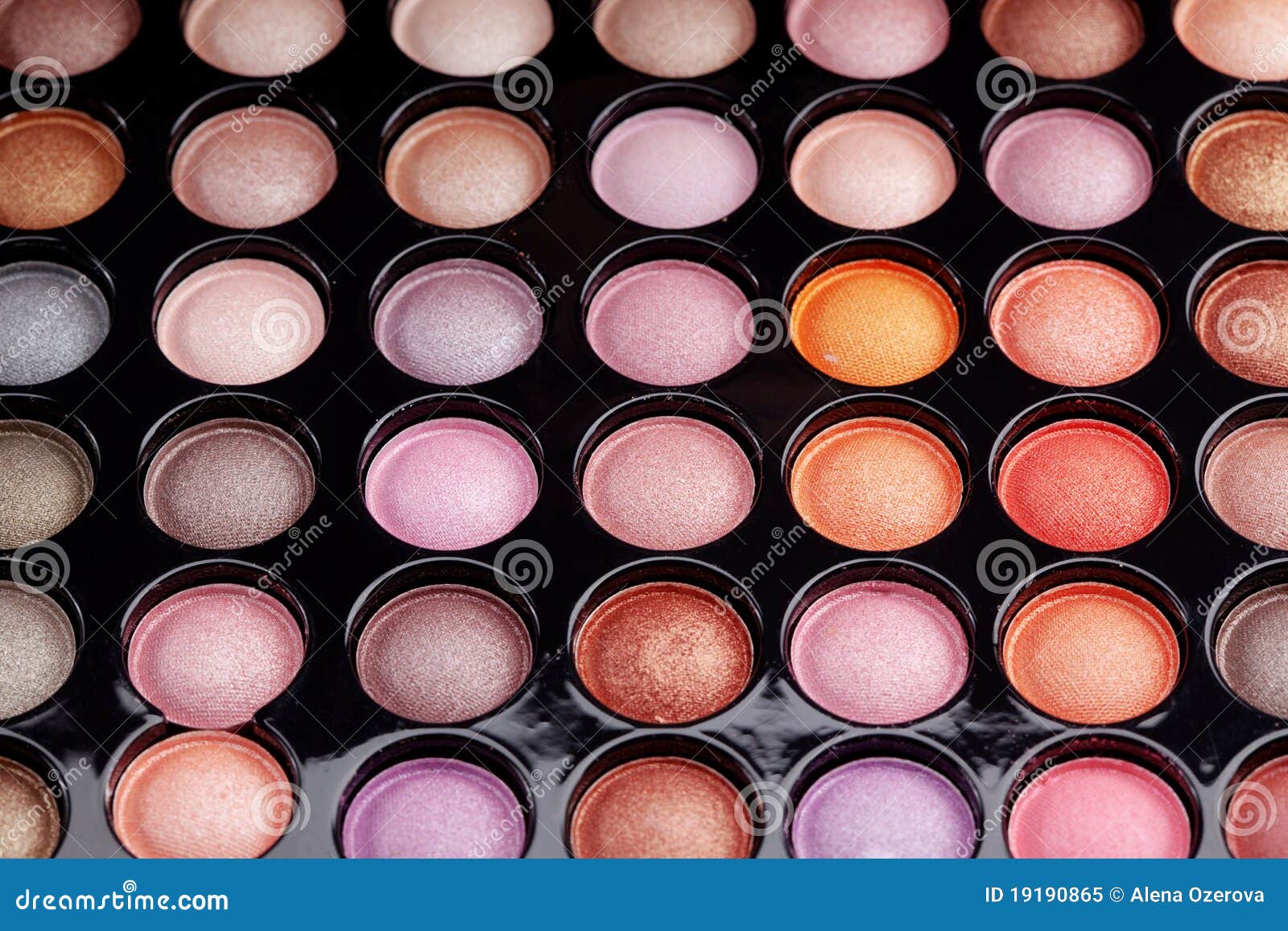 Make-up palette stock image. Image of close, color, compact - 19190865