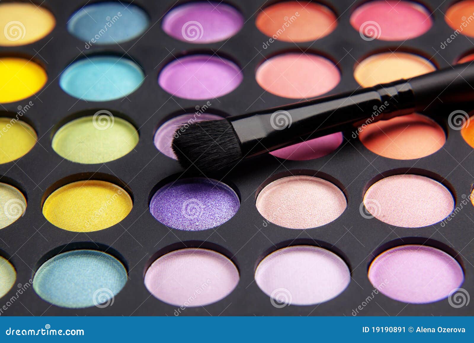 Make-up palette stock image. Image of beauty, profession - 19190891