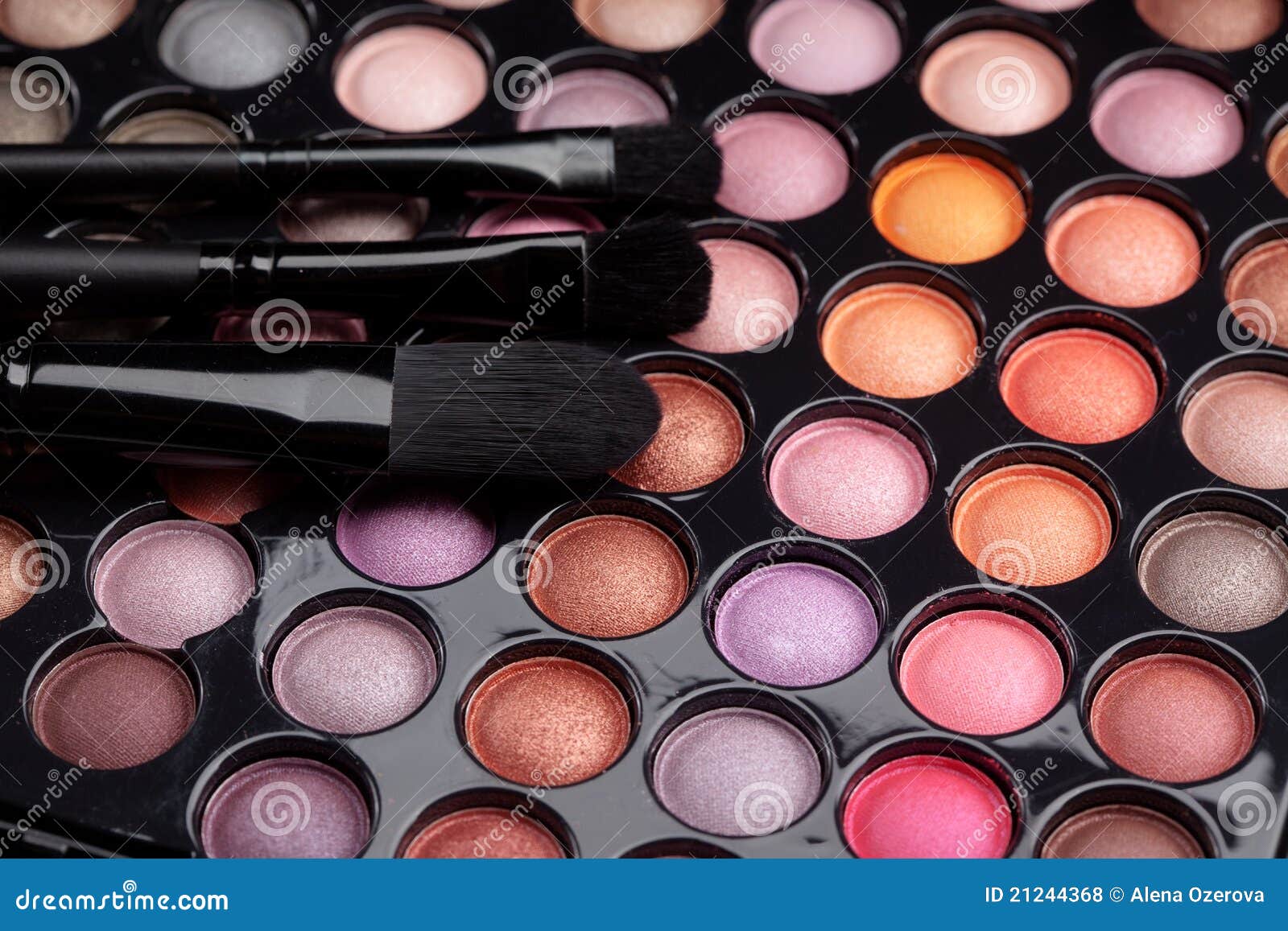 Make-up palette stock photo. Image of multiple, application - 21244368