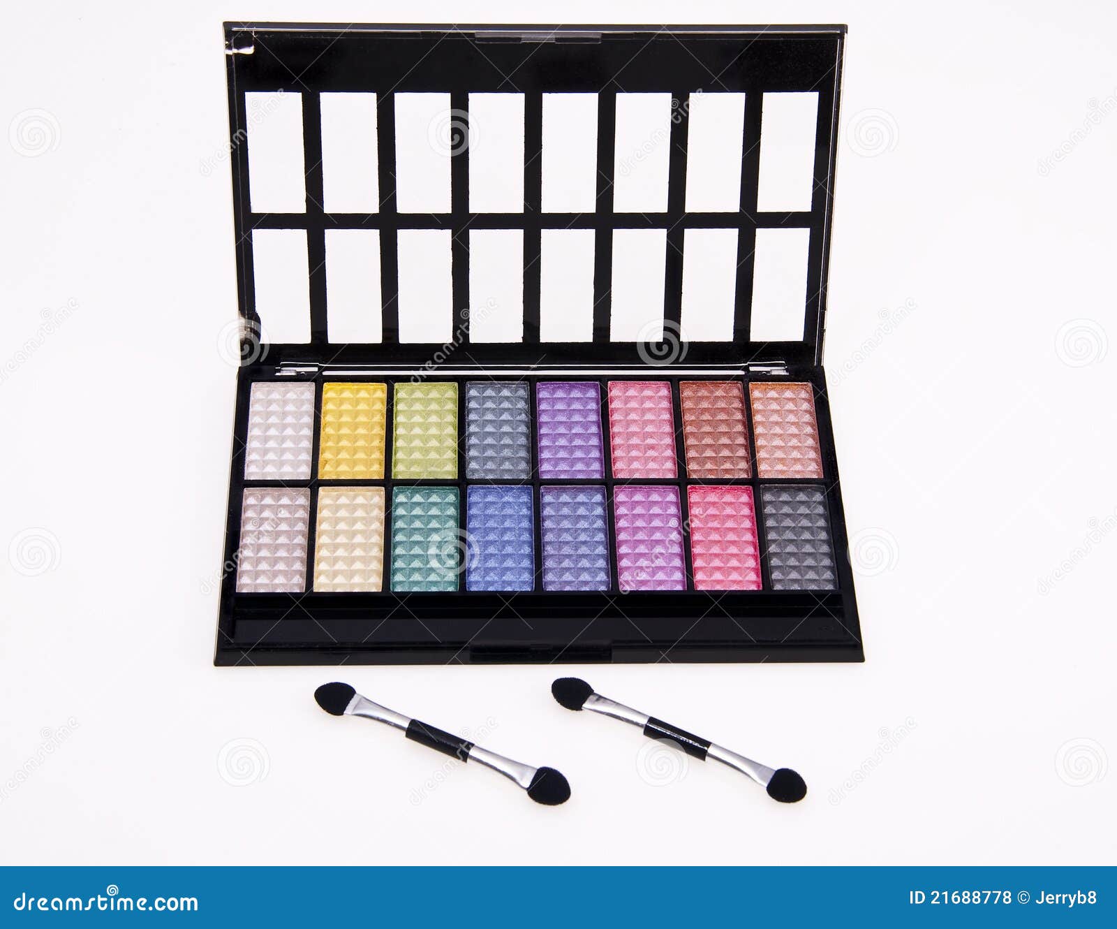 Make-up Palette stock photo. Image of make, well, isolated - 21688778
