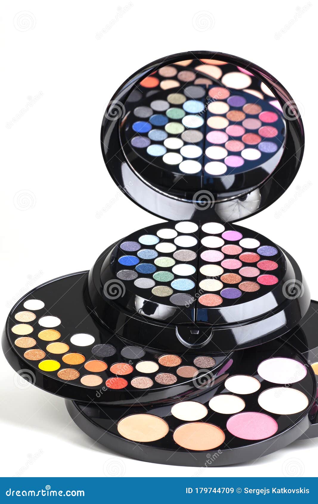 Make up palette stock image. Image of color, makeup - 179744709