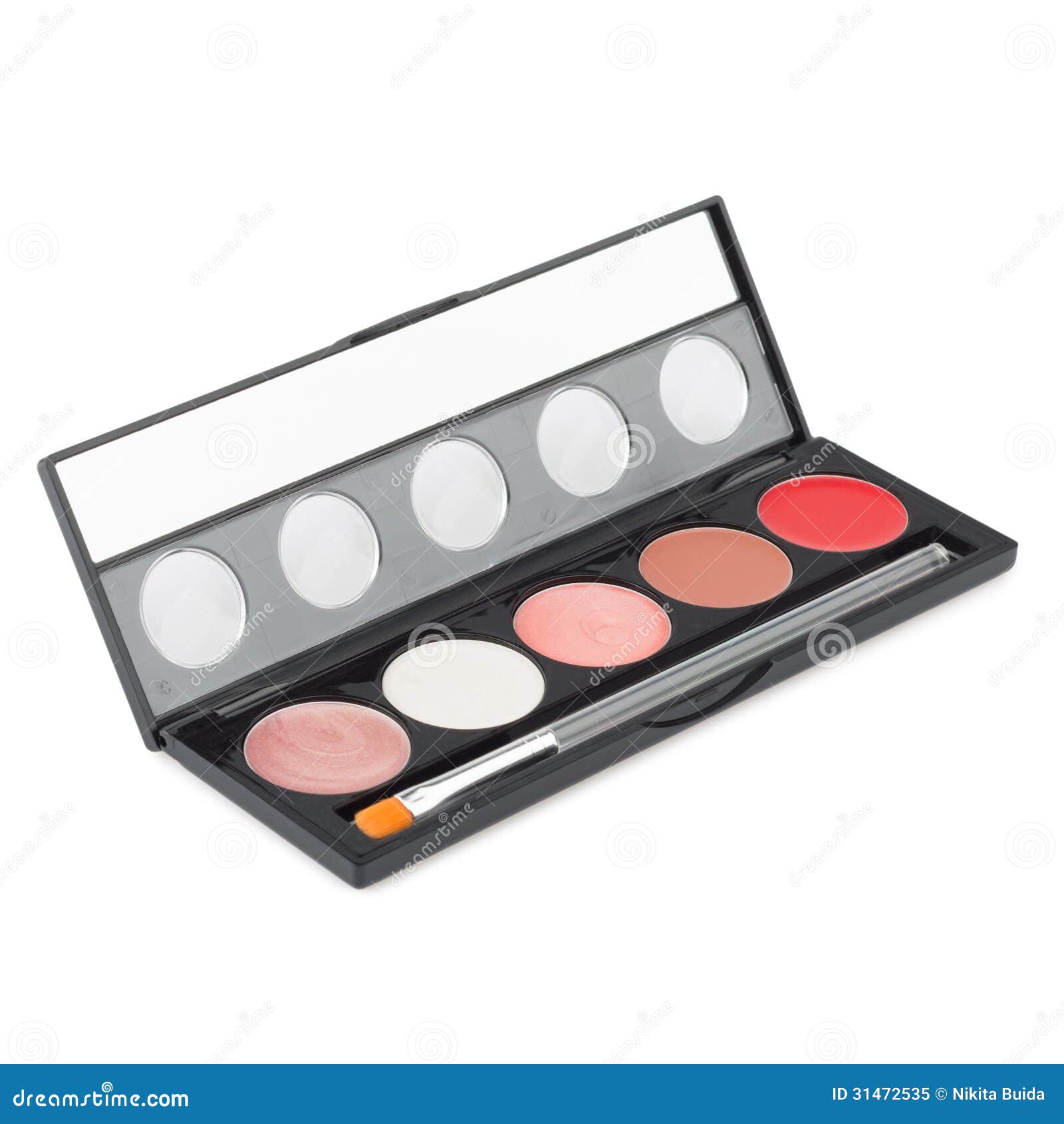 Make-up palette isolated stock image. Image of colourful - 31472535