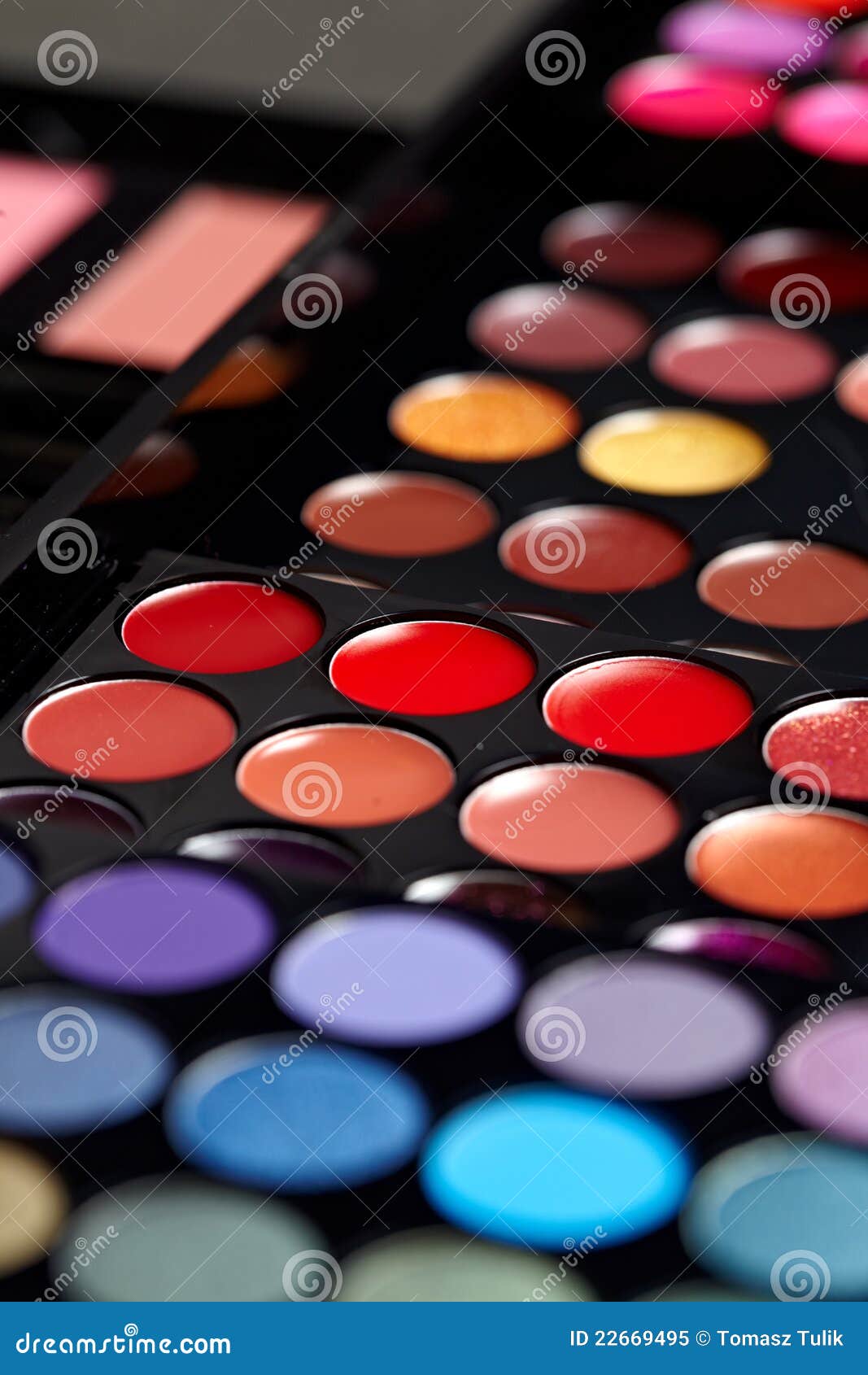 Make-up palettes stock image. Image of display, collection - 22669495