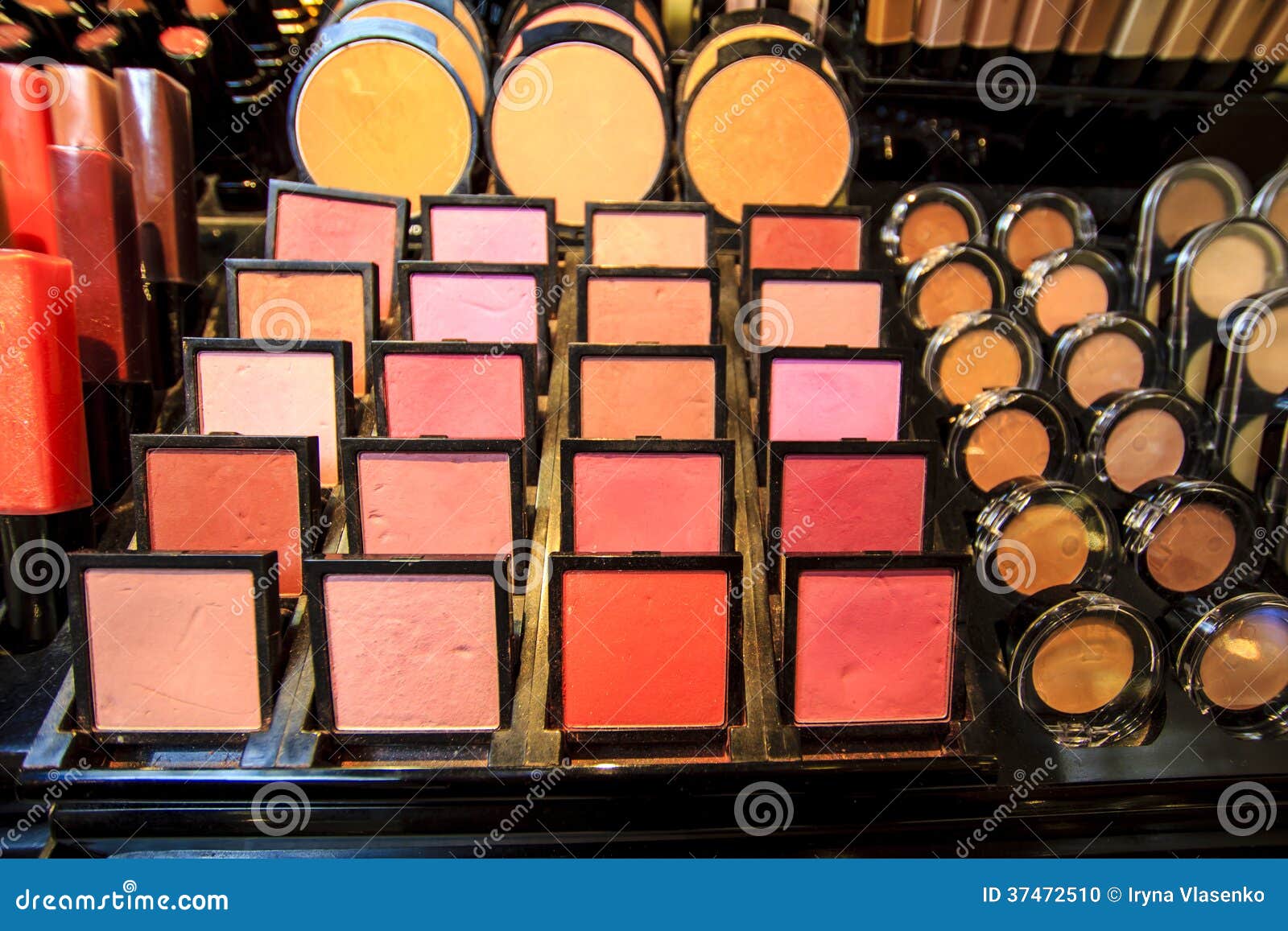 Make-up palettes stock photo. Image of personal, compact - 37472510