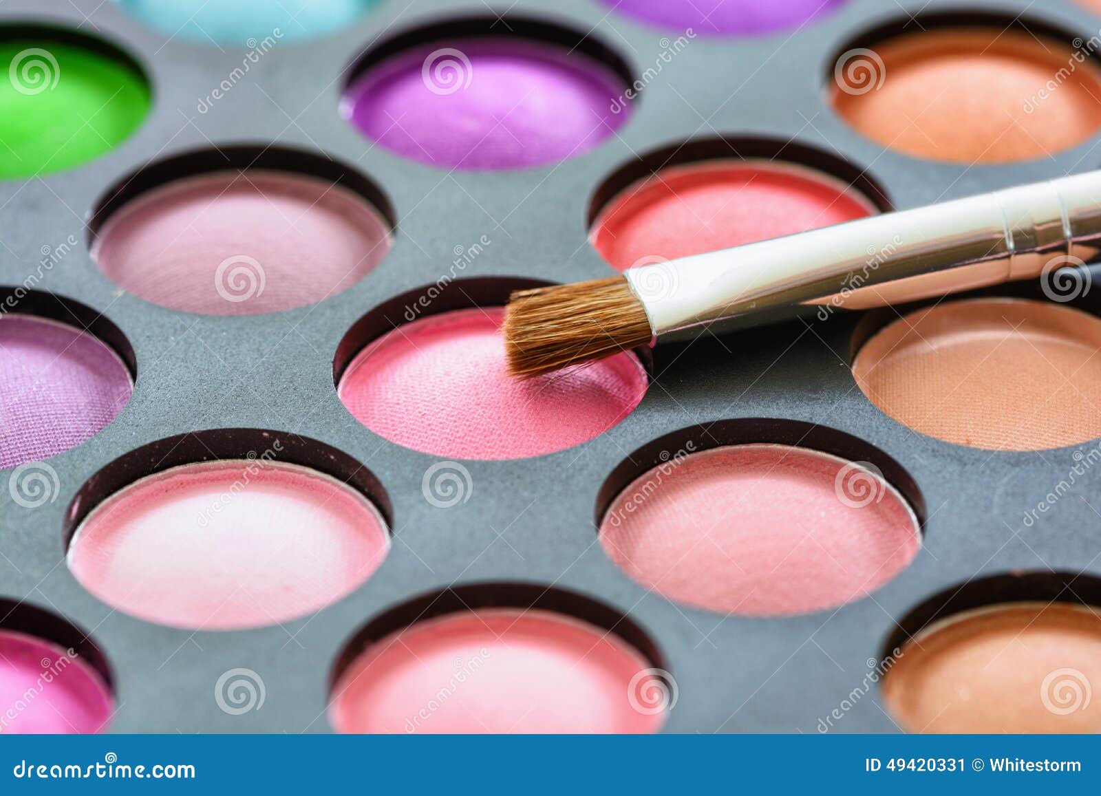 Make up stock image. Image of pallet, female, cosmetology - 49420331