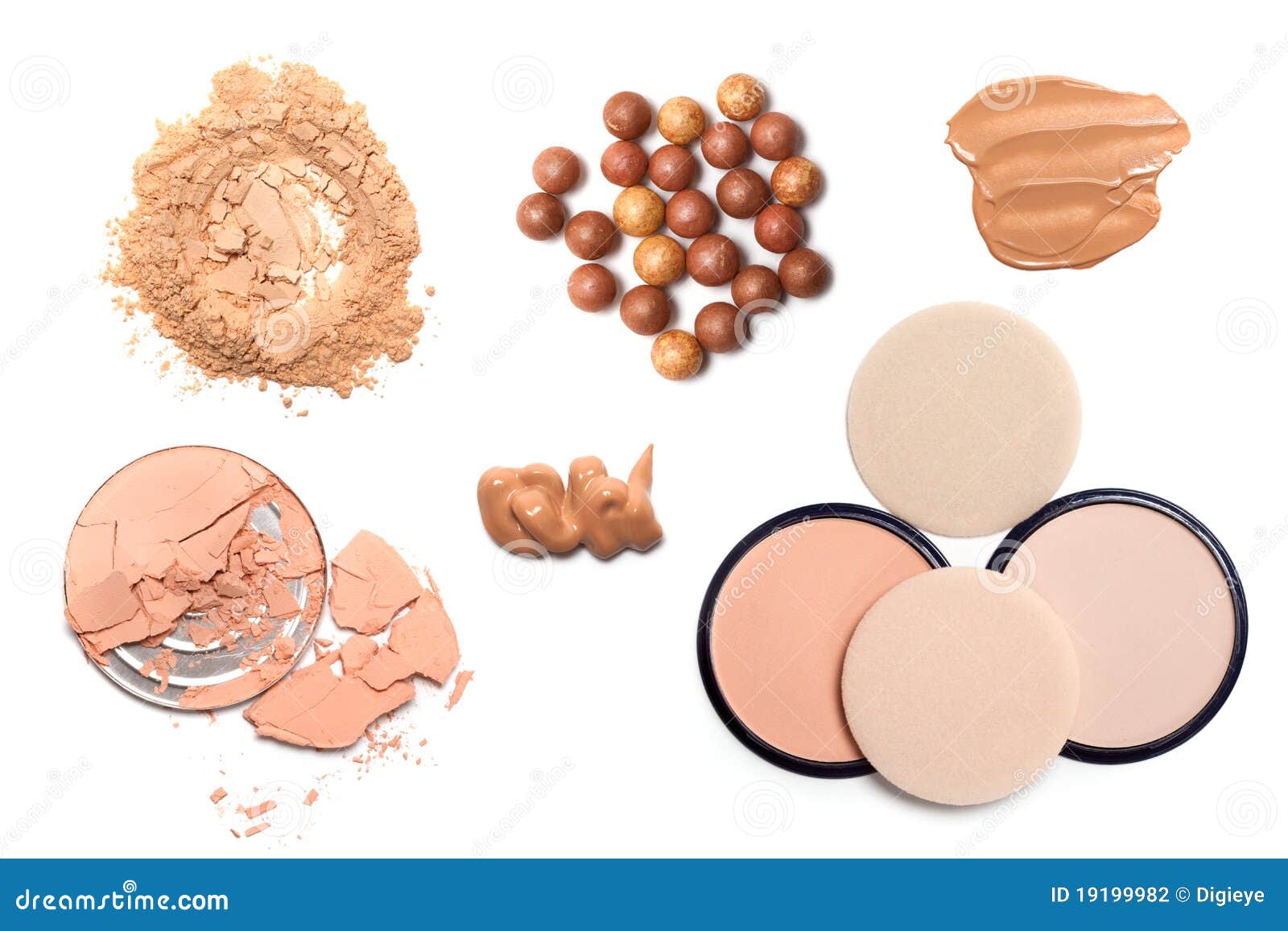 Make up powder stock photo. Image of assortment, beauty - 19199982