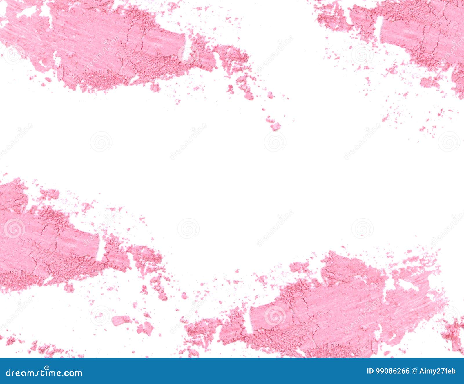 Make Up Powder Frame and Border for Text. Stock Photo - Image of frame ...