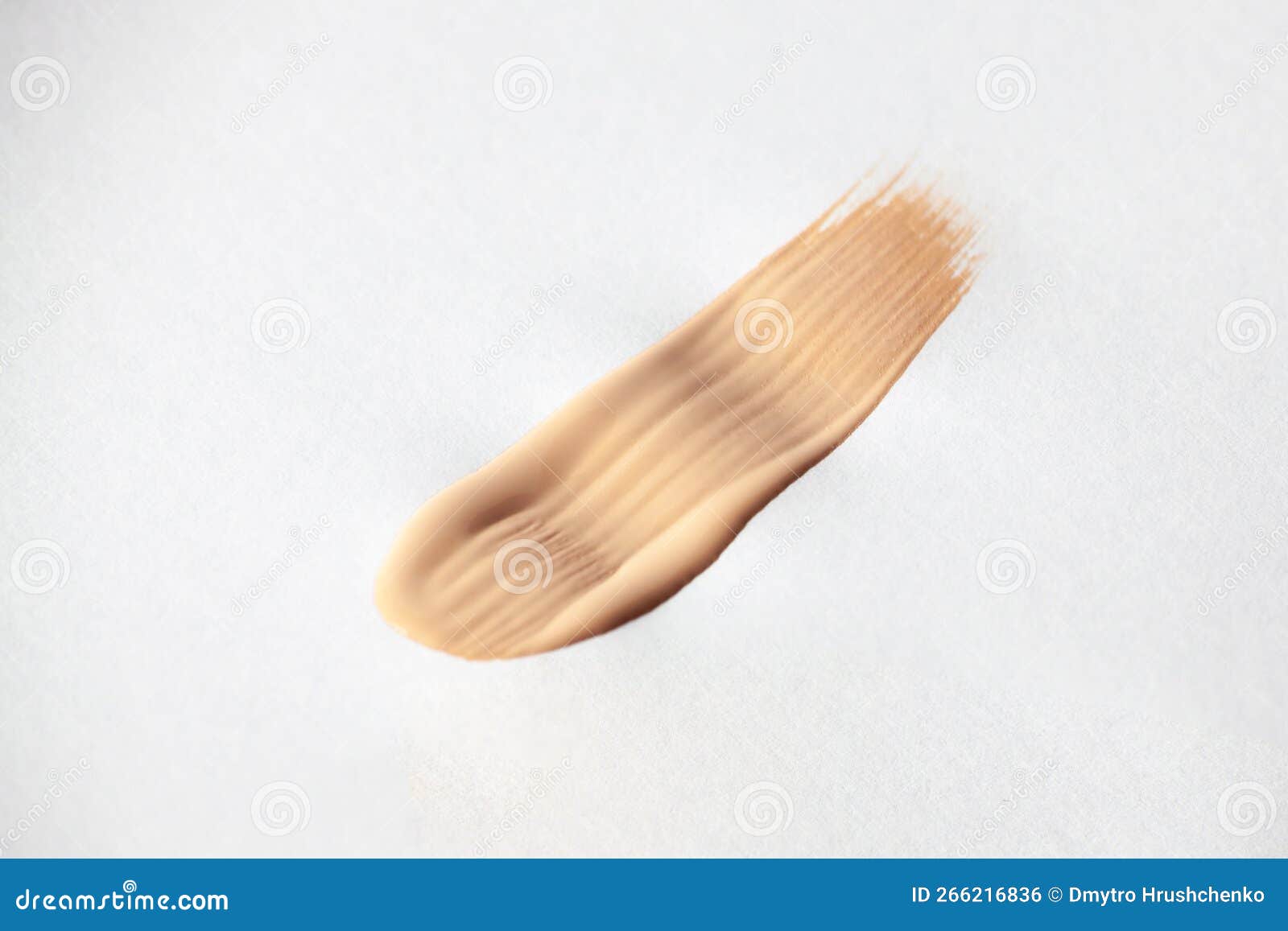 Make Up Smear Foundation Smudge Texture. Liquid Foundation Swatch Close ...