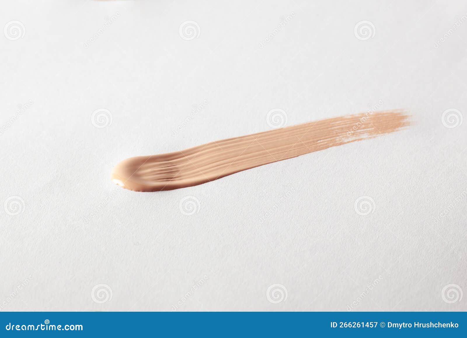 Make Up Smear Foundation Smudge Texture. Liquid Foundation Swatch Close ...