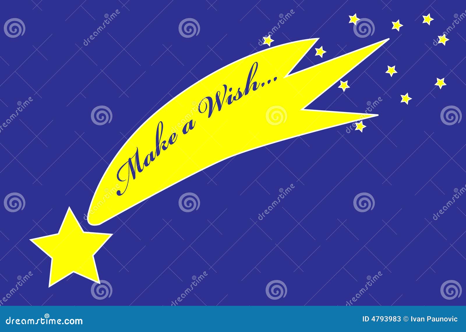 Make A Wish Cartoon Vector | CartoonDealer.com #4793983