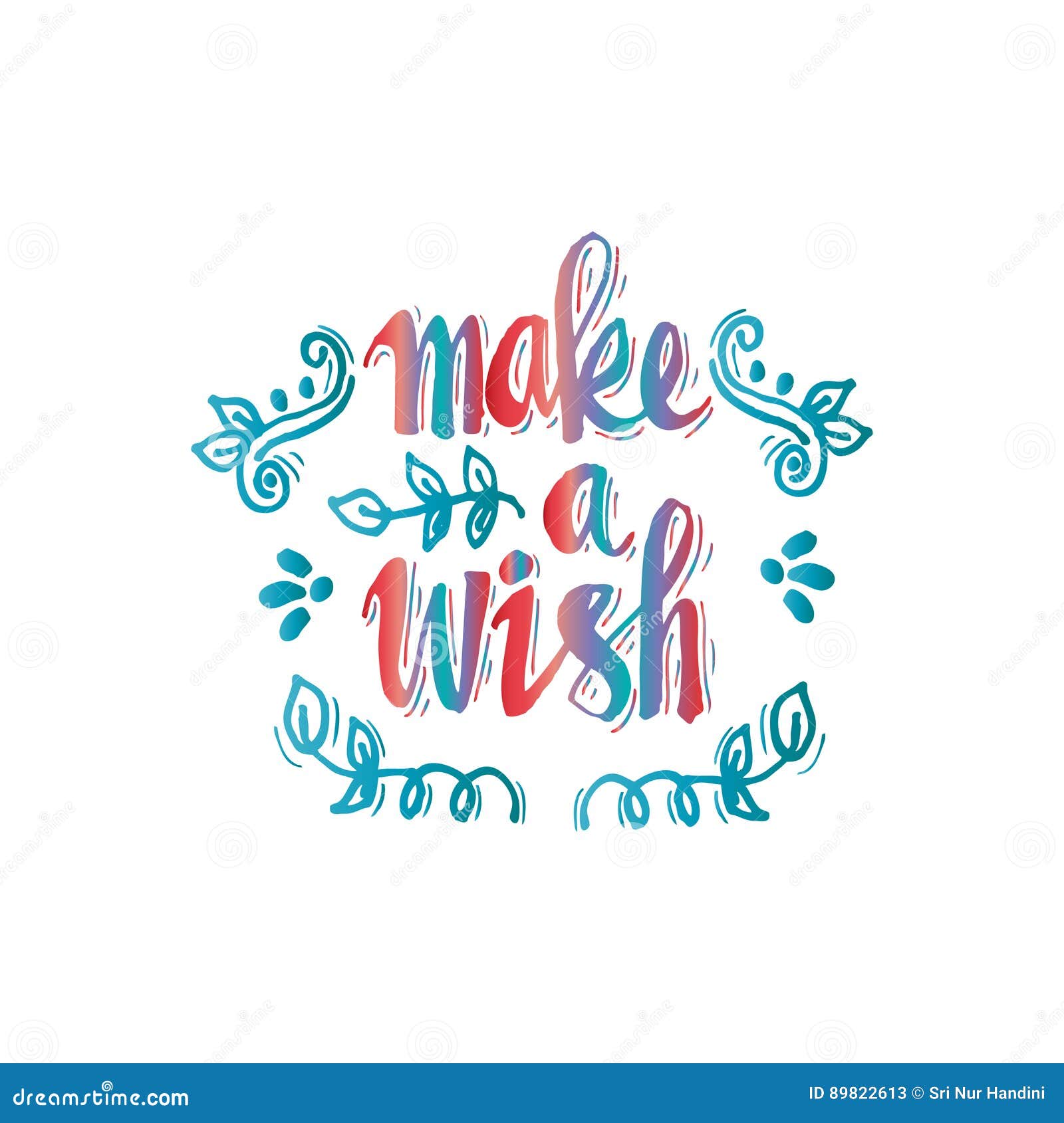 Make a wish stock illustration. Illustration of card - 89822613