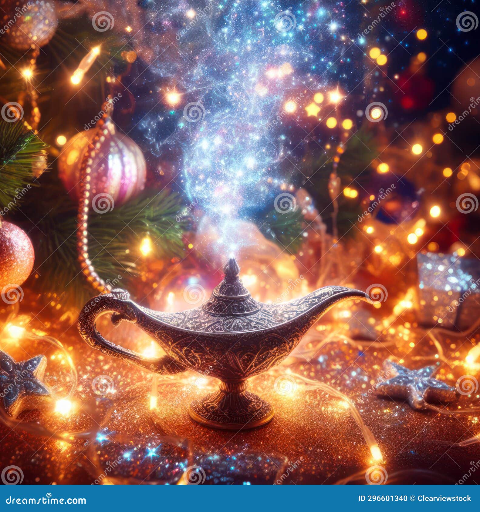 A Magical Genie's Bounty Stock Photography | CartoonDealer.com #298084526