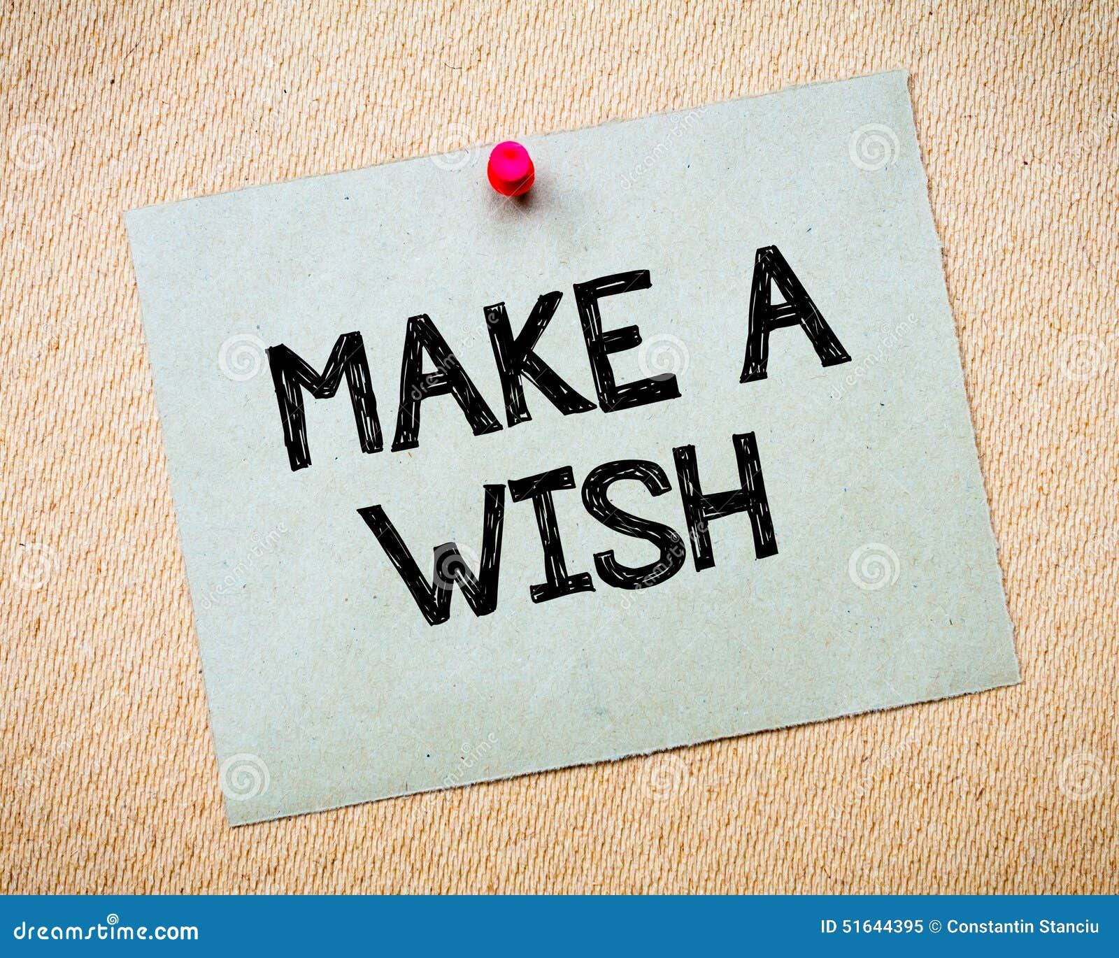 Make a Wish Message stock image. Image of aspiration - 51644395